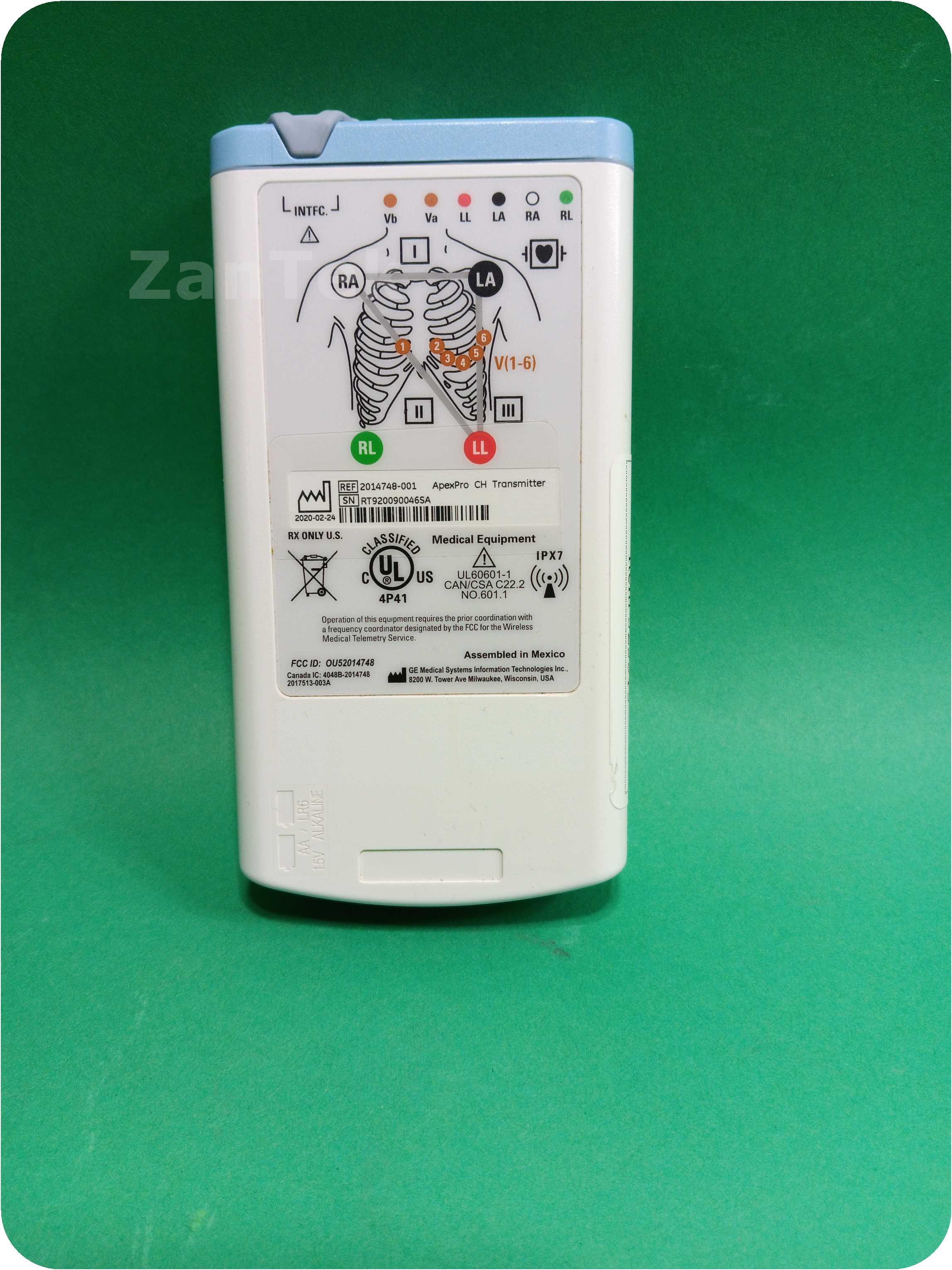 Zantek Medical - 325515-GE ApexPro CH Telemetry Transmitter