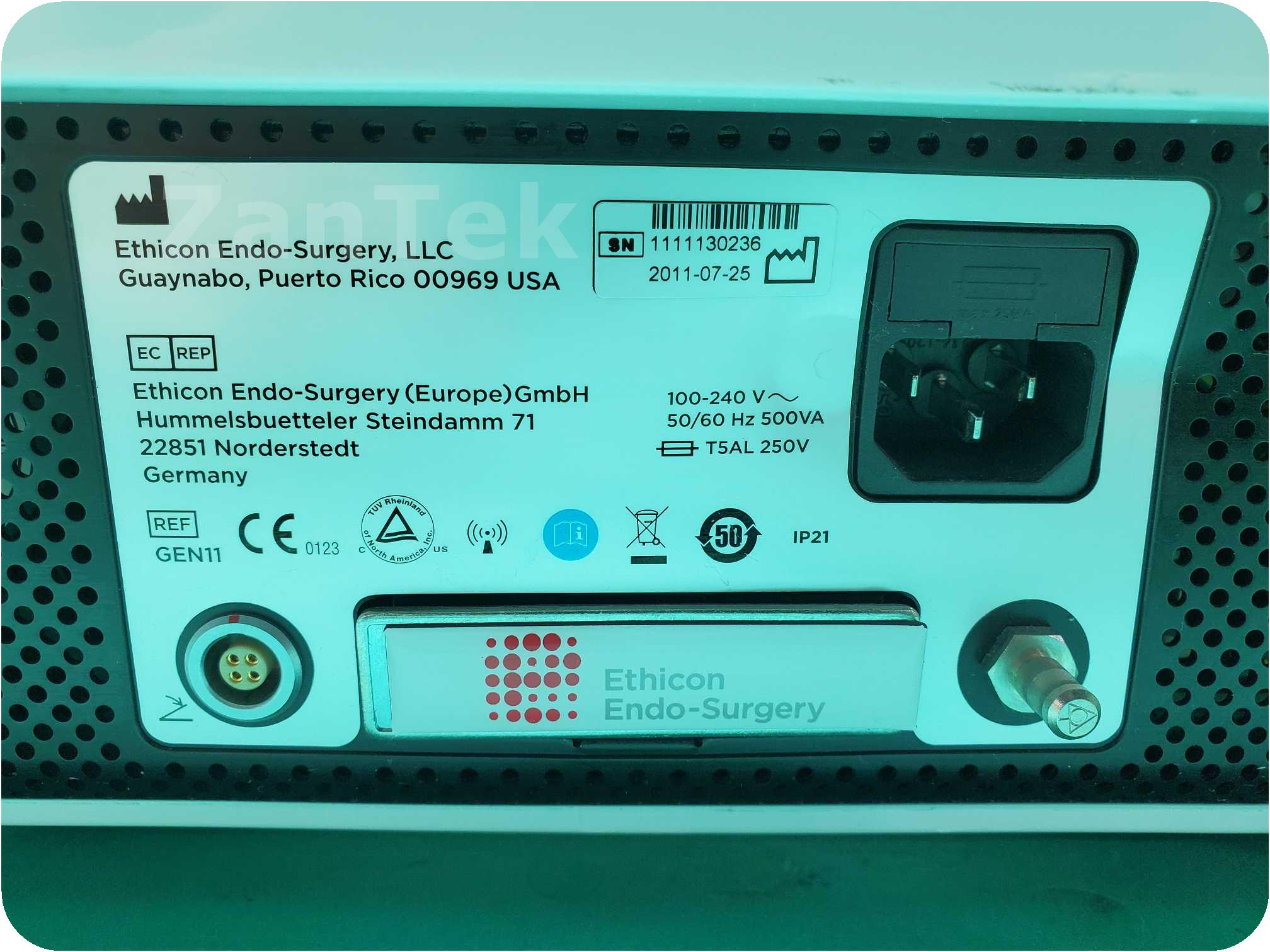 Zantek Medical - 325754-J & J Ethicon HARMONIC GEN11 Endo-Surgery Generator