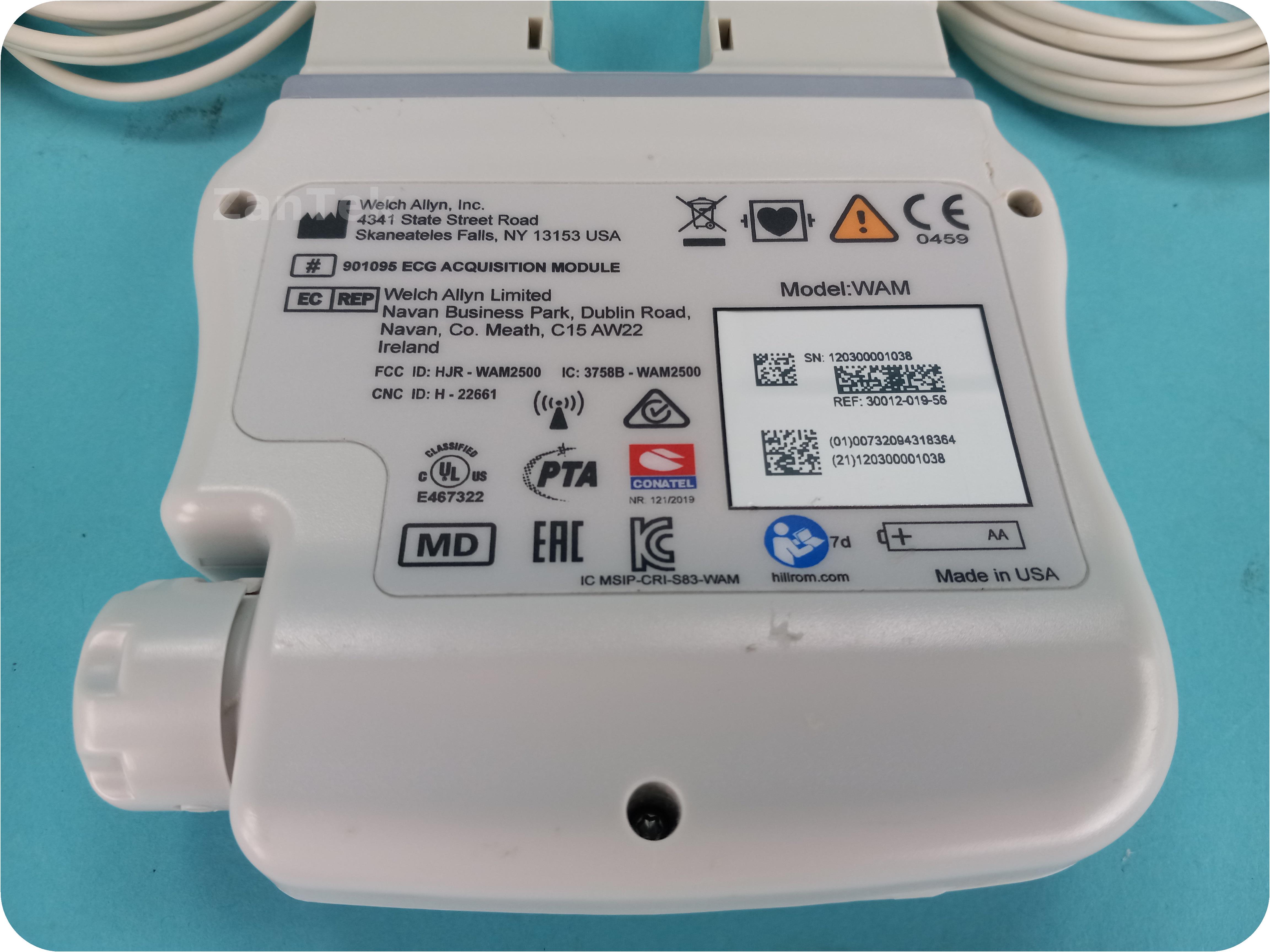 Zantek Medical - 326015-Hill-Rom Mortara Welch Allyn 30012-019-56 WAM ...