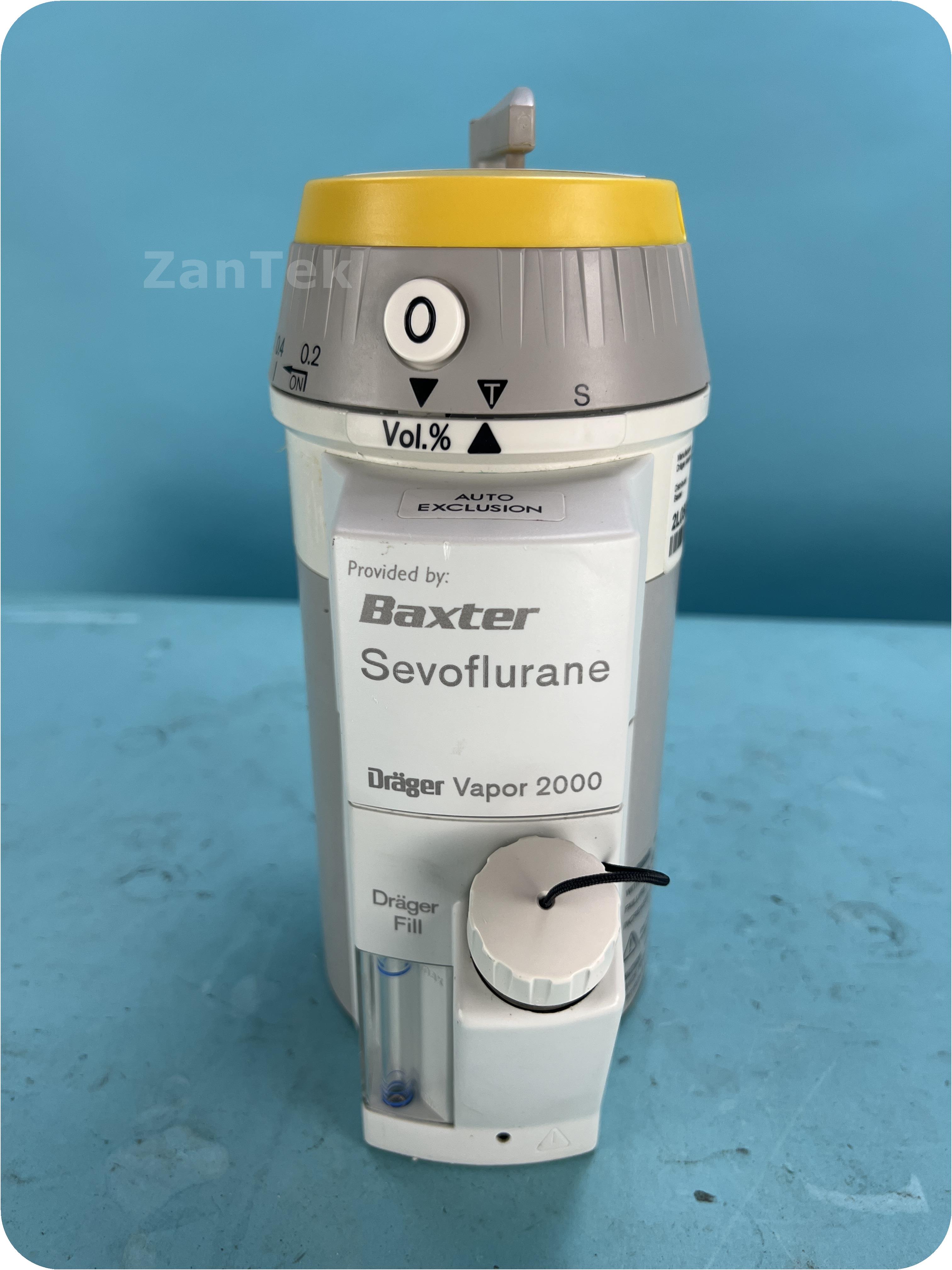 Zantek Medical - 326219-Drager Vapor 2000 Sevoflurane Anesthesia Vaporizer
