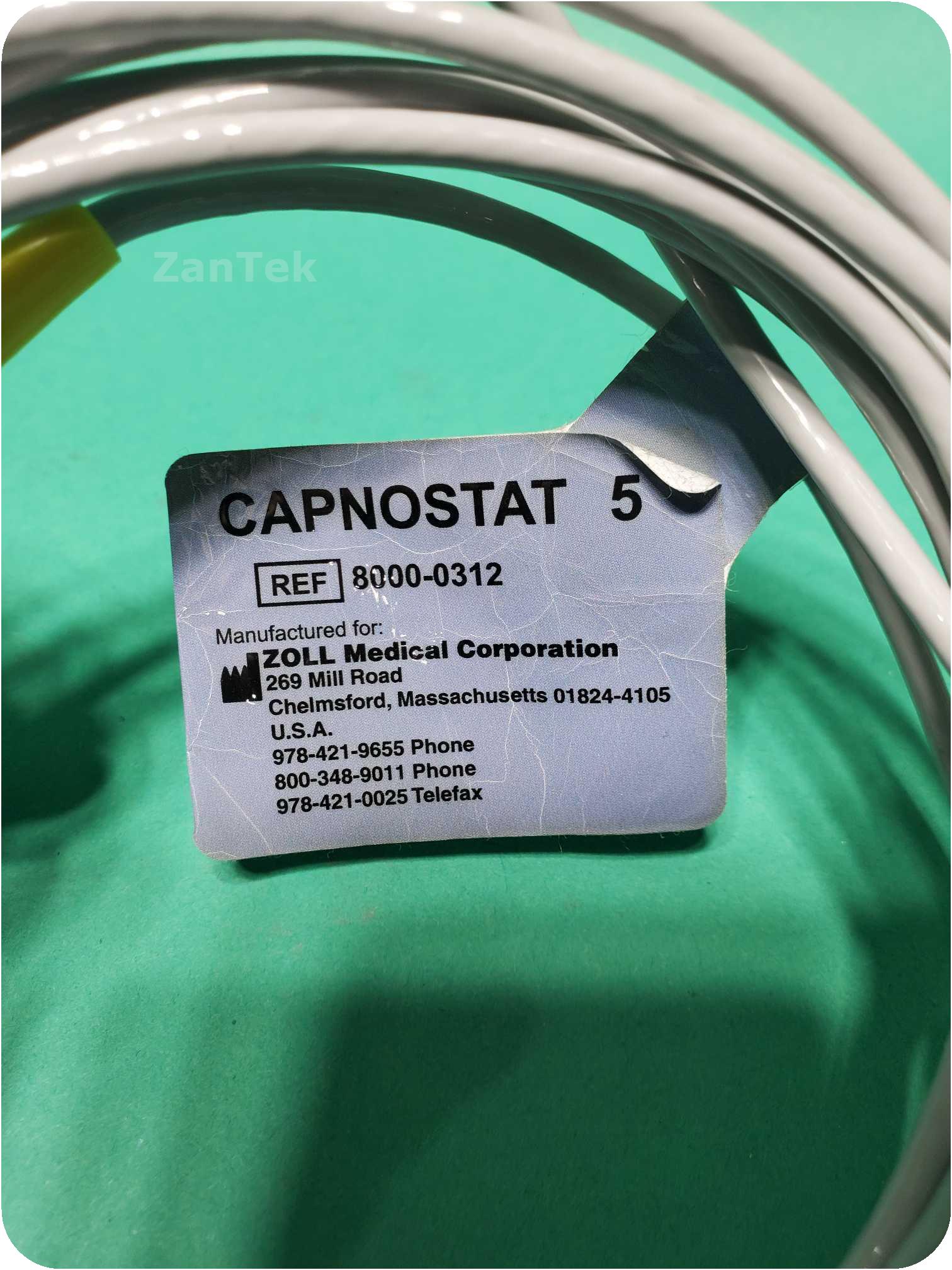 Zantek Medical - 326971-Zoll Capnostat 5 8000-0312 Mainstream CO2 Sensor