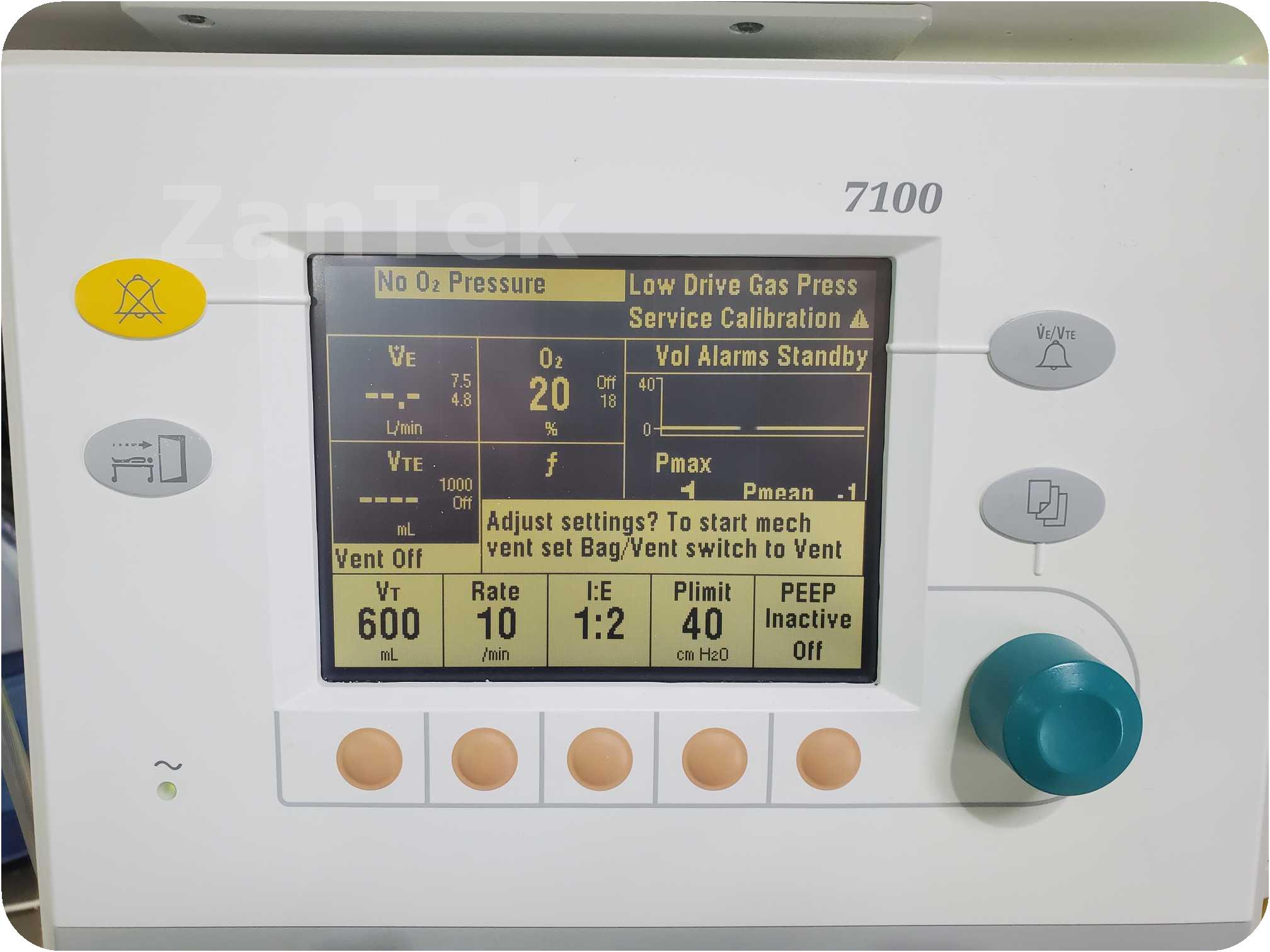 Zantek Medical - 327137-Datex Ohmeda Aespire 7100 S/5 Anesthesia Machine