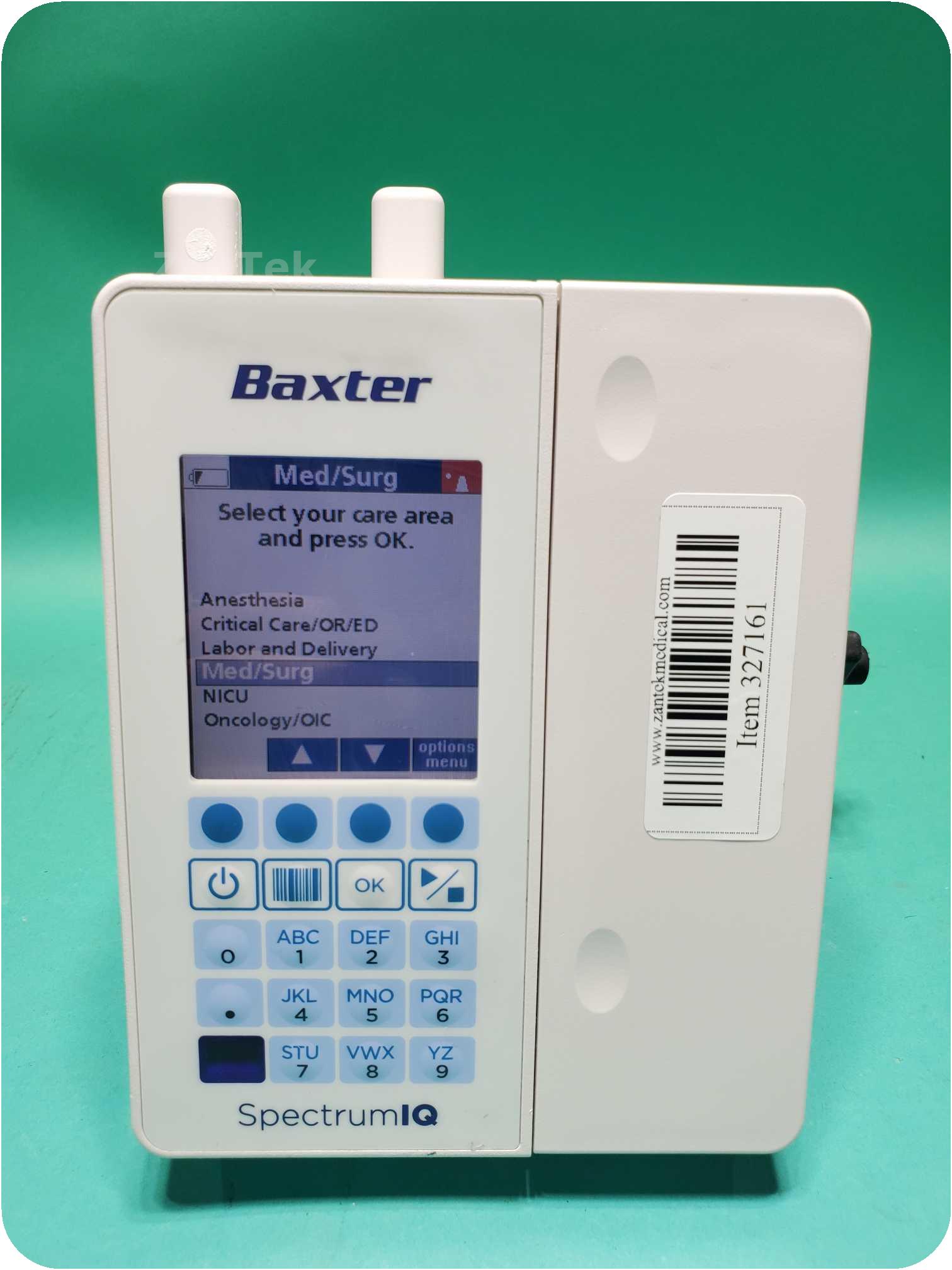 Zantek Medical - 327161-Baxter Sigma Spectrum IQ Infusion Pump