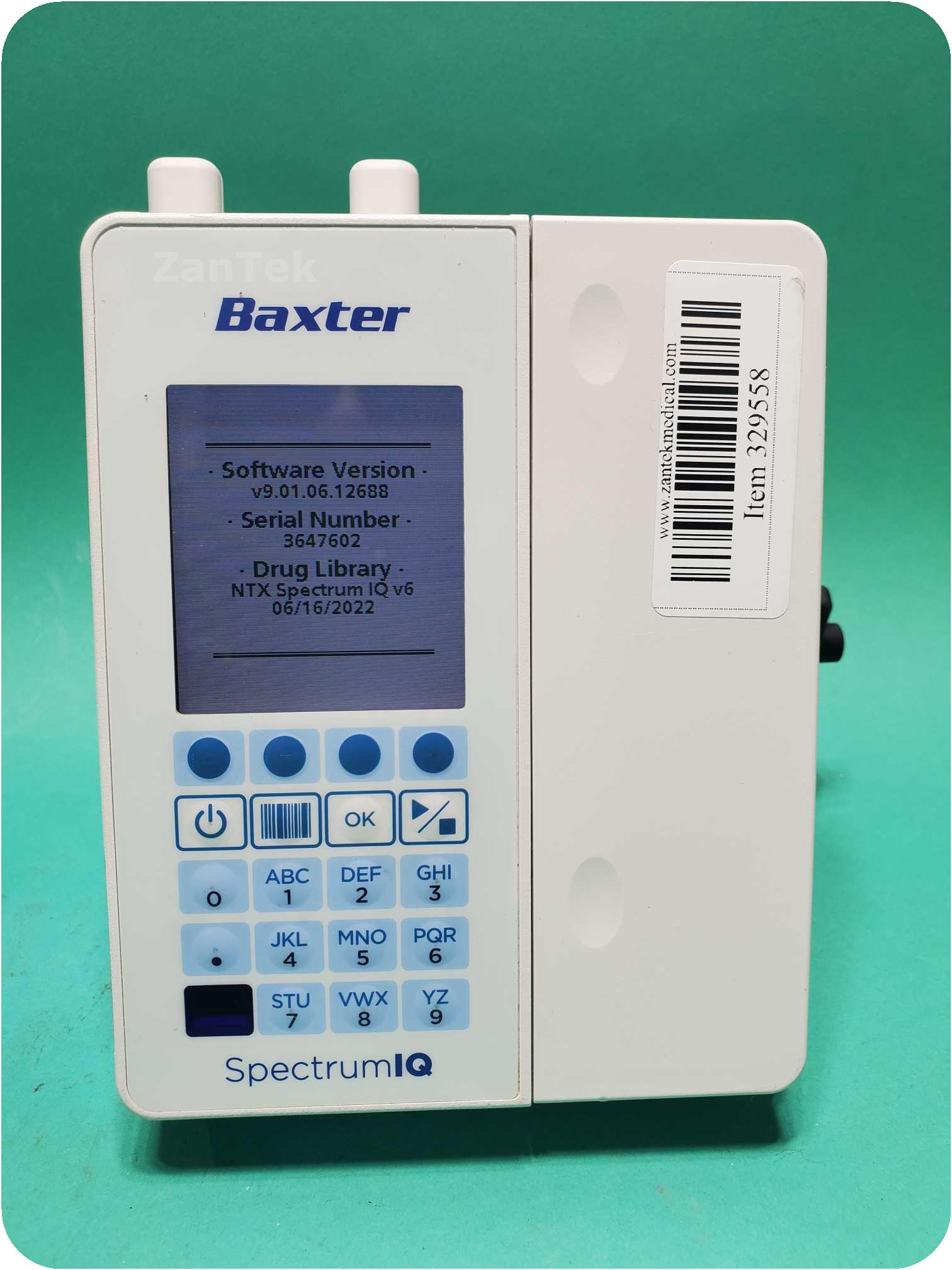 Zantek Medical - 329558-Baxter Sigma Spectrum IQ Infusion Pump