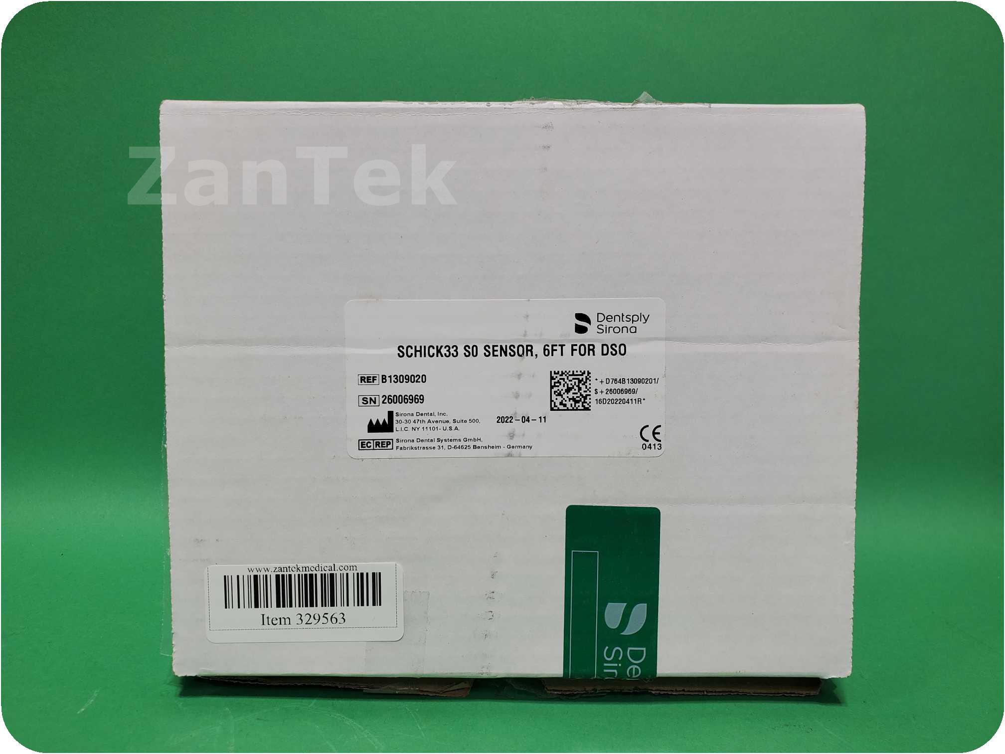 Zantek Medical - 329563-Schick Sirona Size 0 Sensor