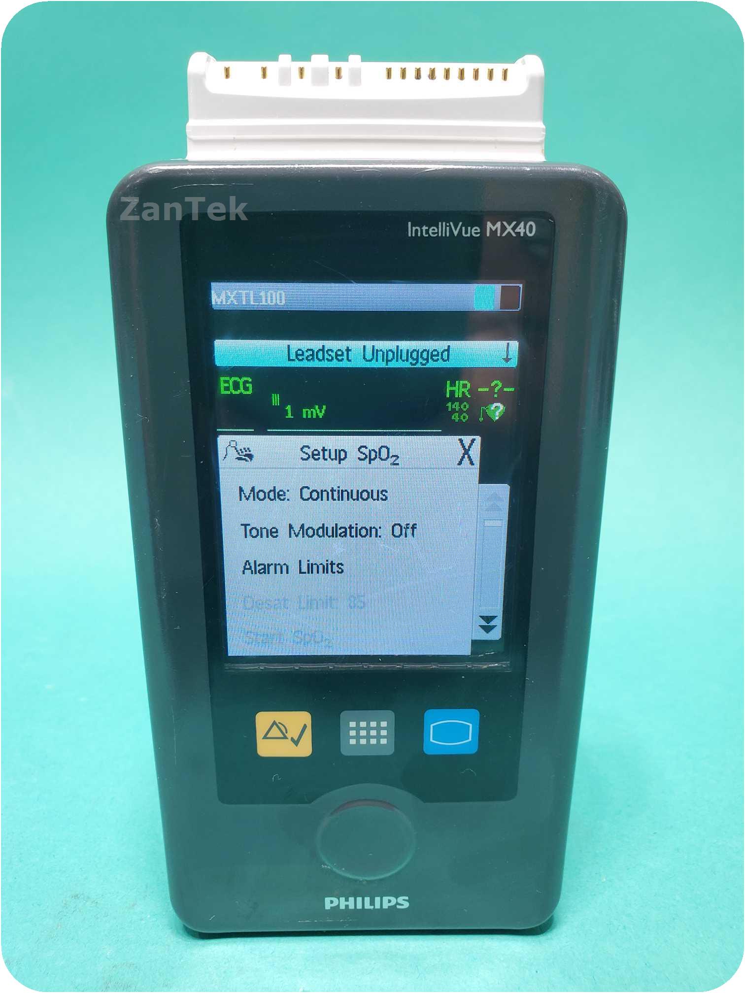 Zantek Medical - 329585-Philips IntelliVue MX40 Patient Monitor