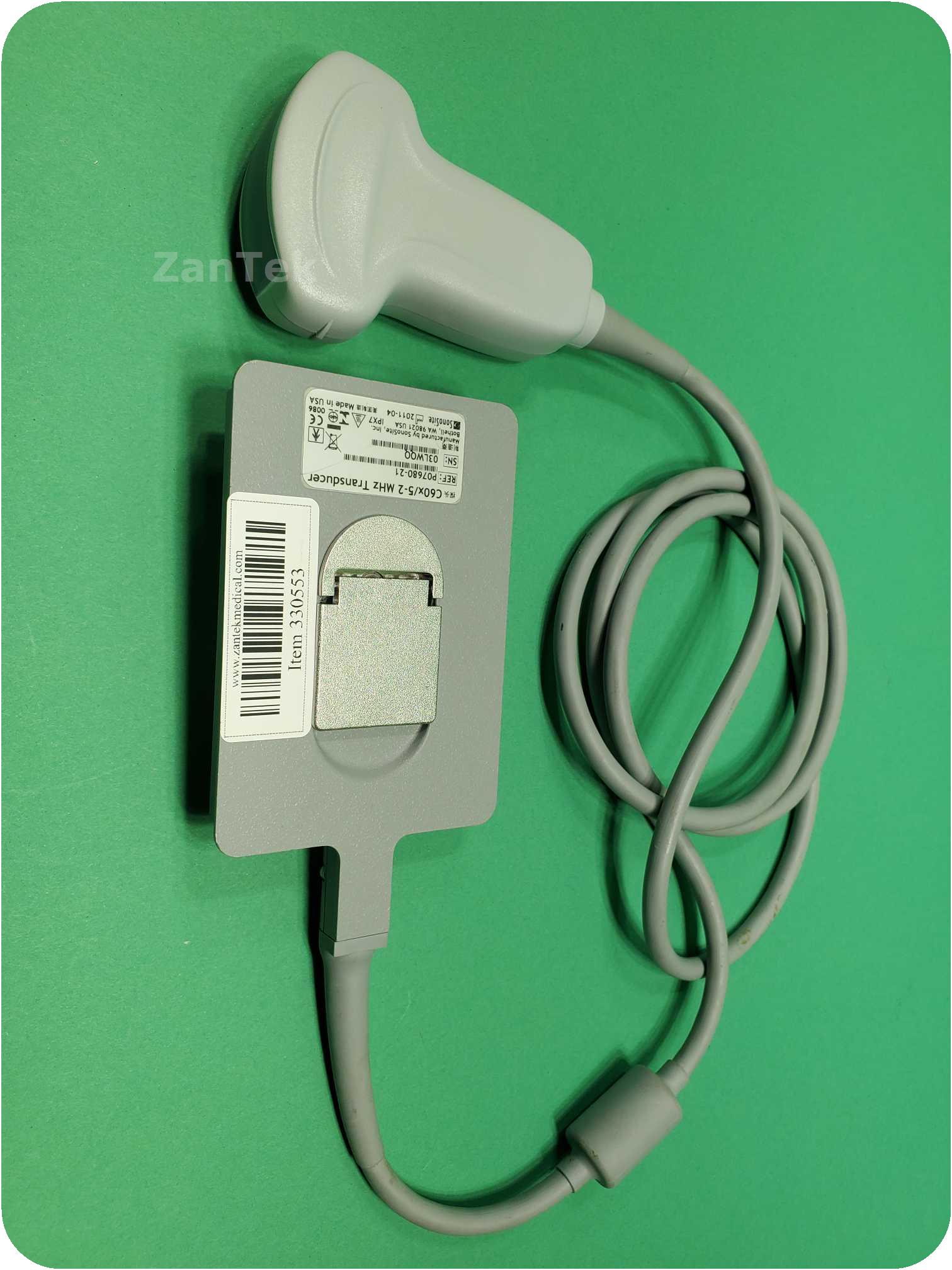 Zantek Medical - 330553-SonoSite C60x Ultrasound Transducer Probe