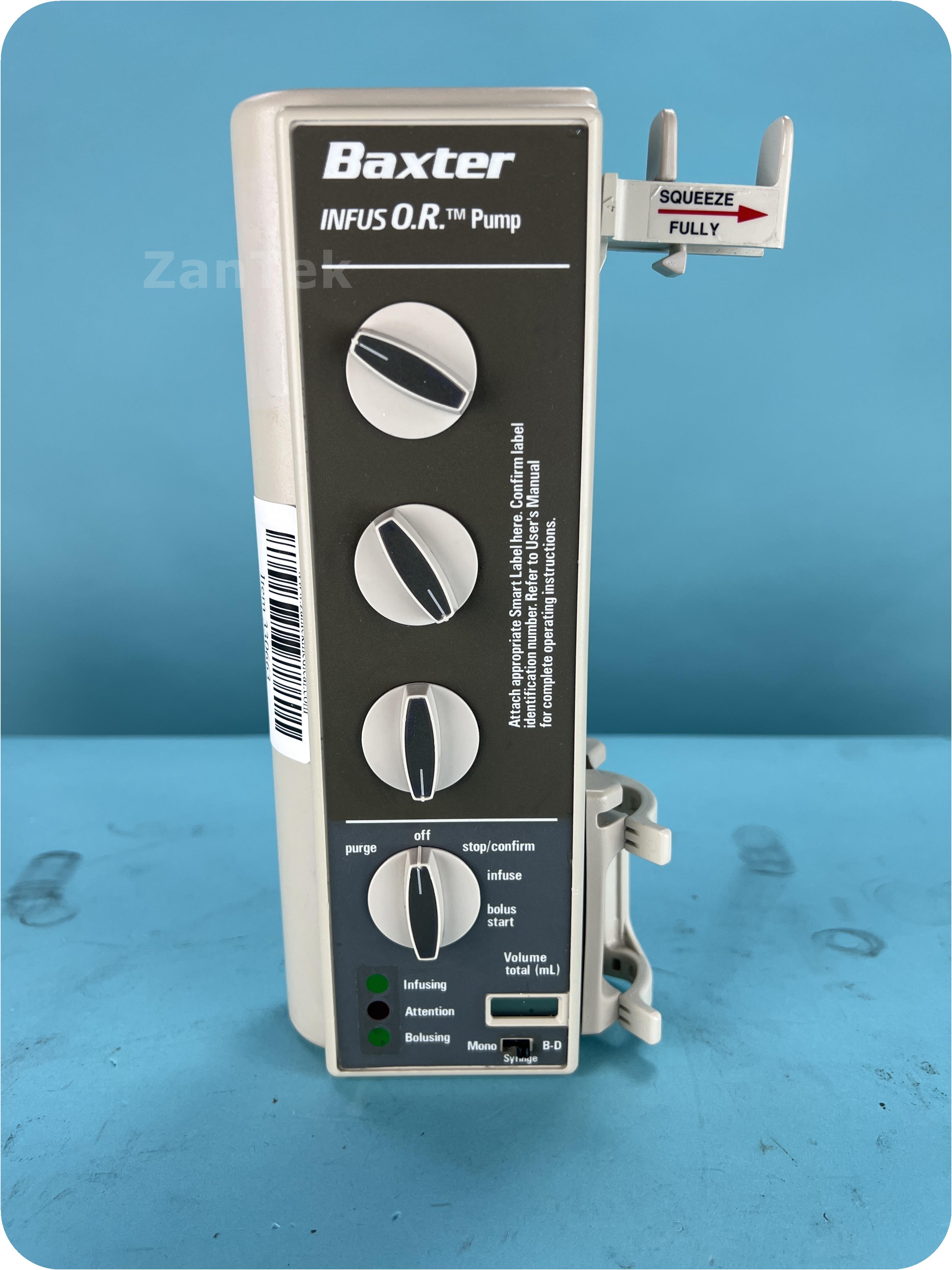 Zantek Medical - 330663-Baxter Infus O.R. Syringe Pump