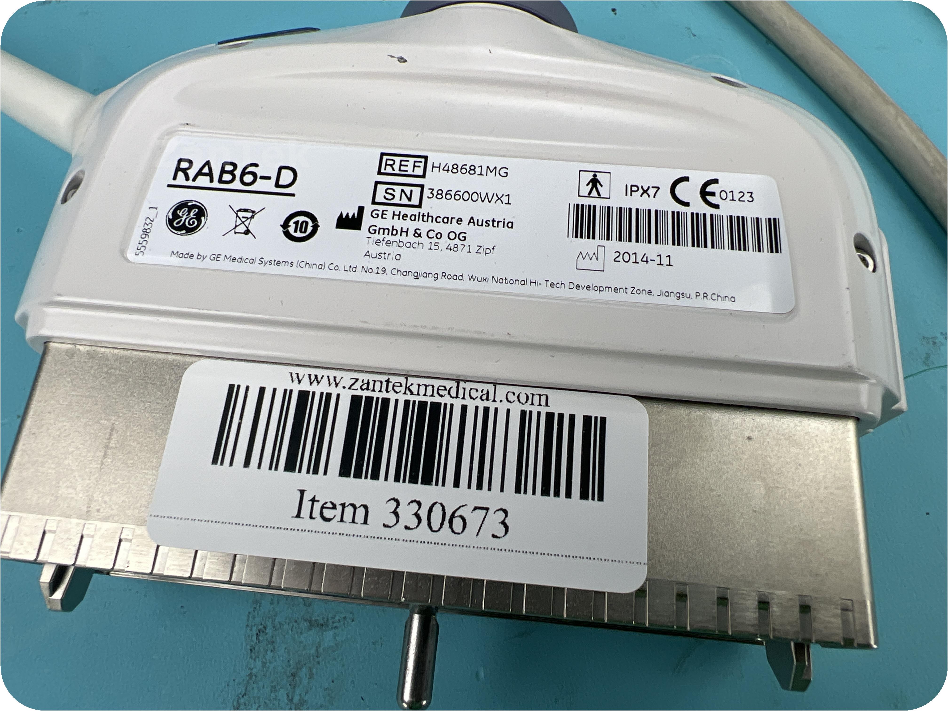 Zantek Medical - 330673-GE RAB6-D Ultrasound Transducer Probe