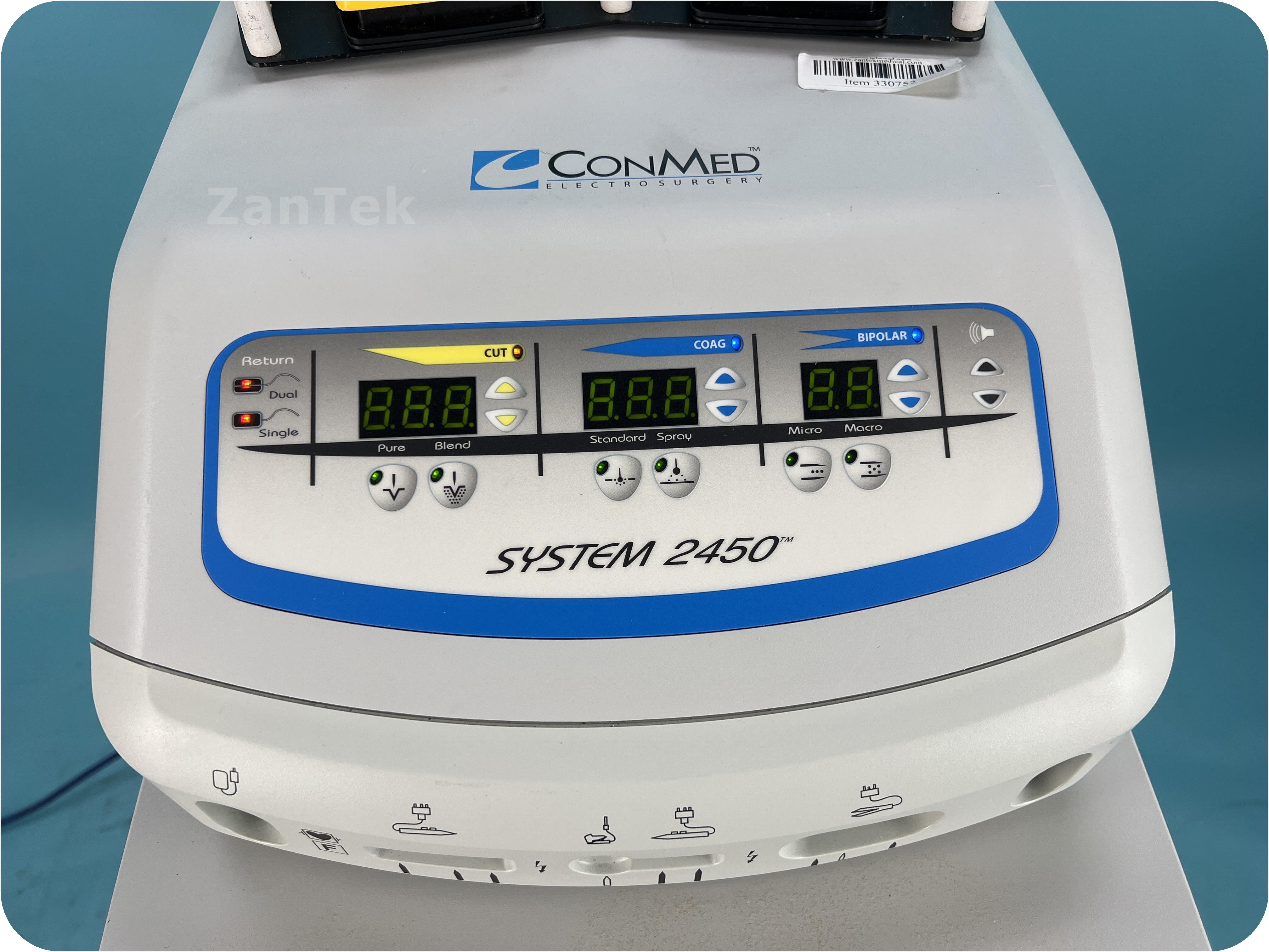 Zantek Medical - 330752-Conmed 60-2450-120 System 2450 Electrosurgical Unit