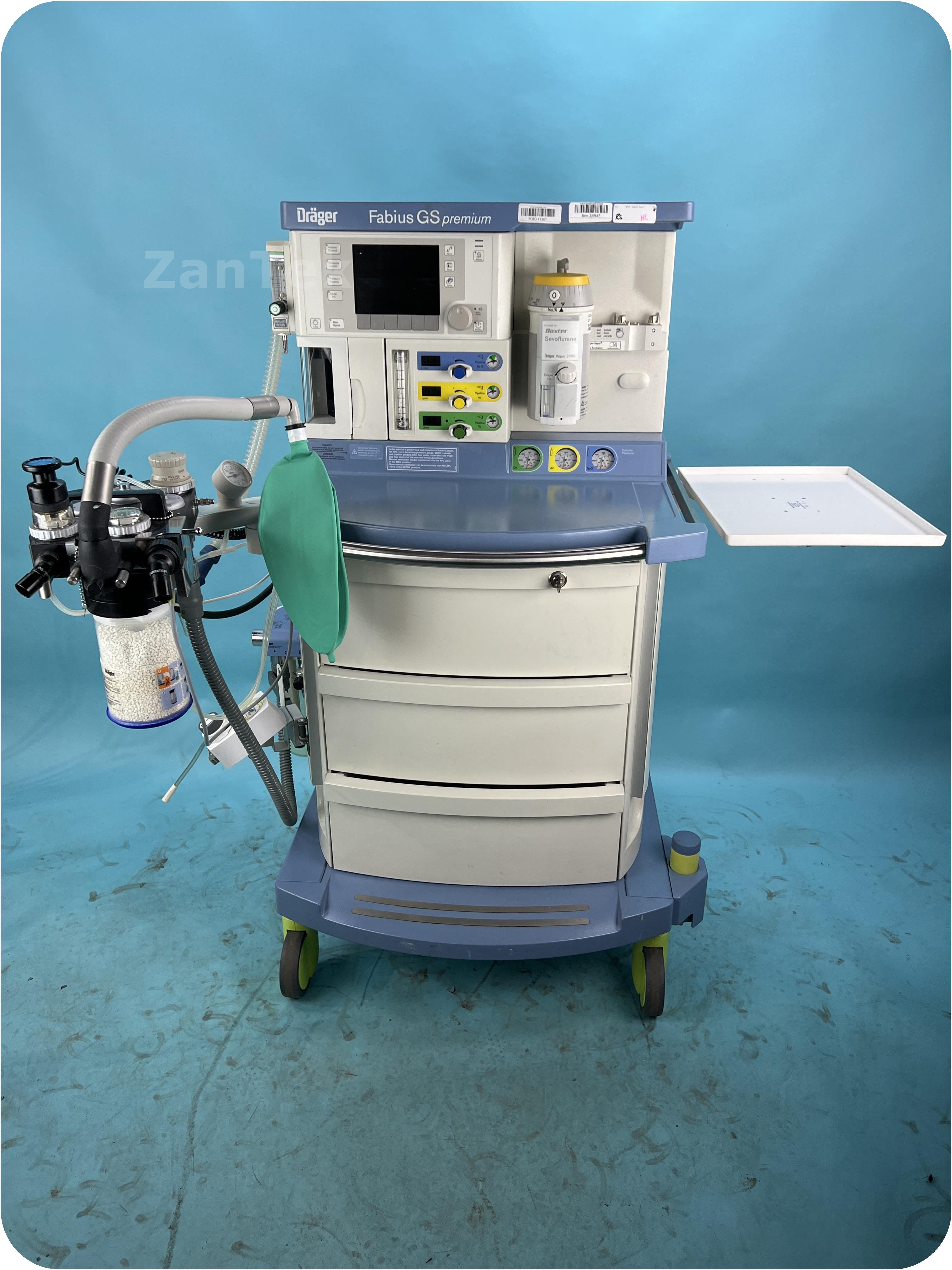 Zantek Medical - 330847-Drager Fabius GS Premium Anesthesia Machine