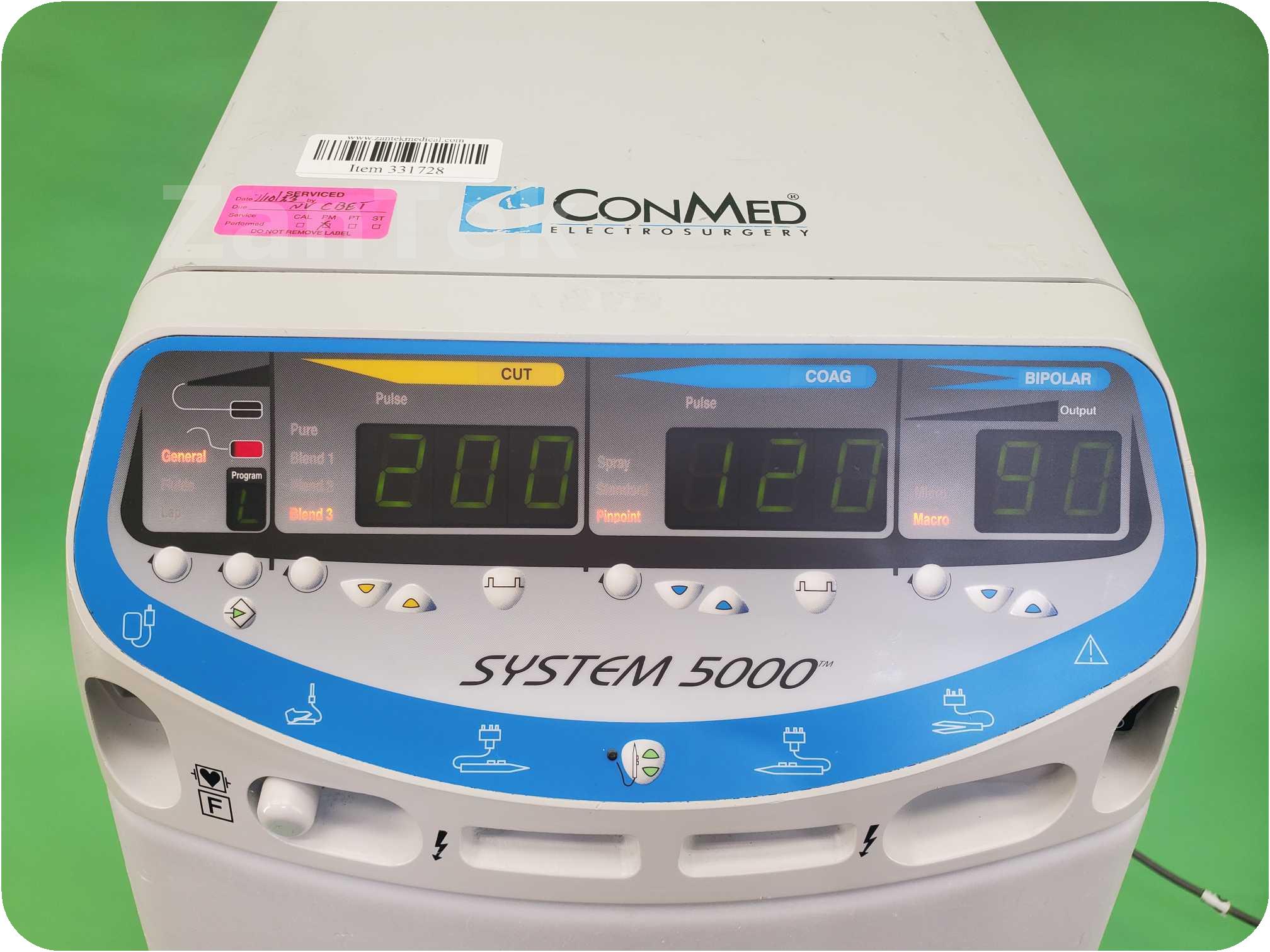 Zantek Medical - 331728-Conmed System 5000 Electrosurgical Unit