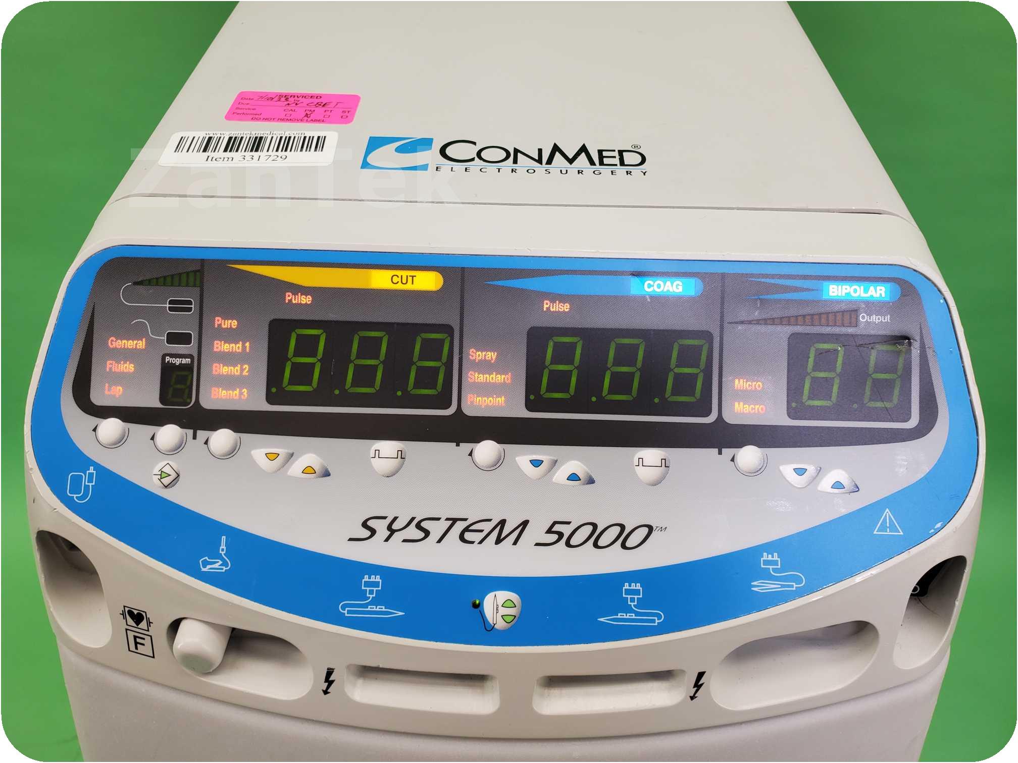 Zantek Medical - 331729-Conmed System 5000 Electrosurgical Unit