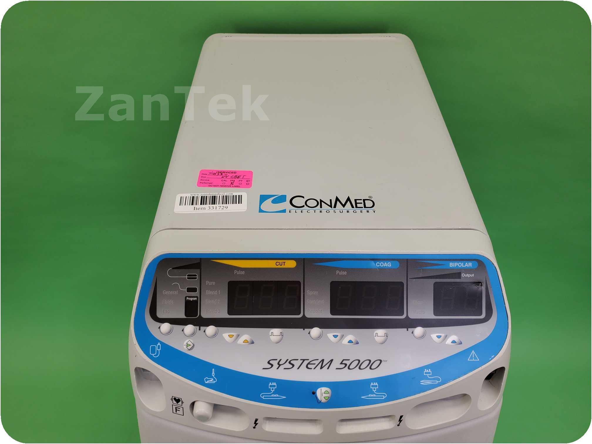Zantek Medical - 331729-Conmed System 5000 Electrosurgical Unit