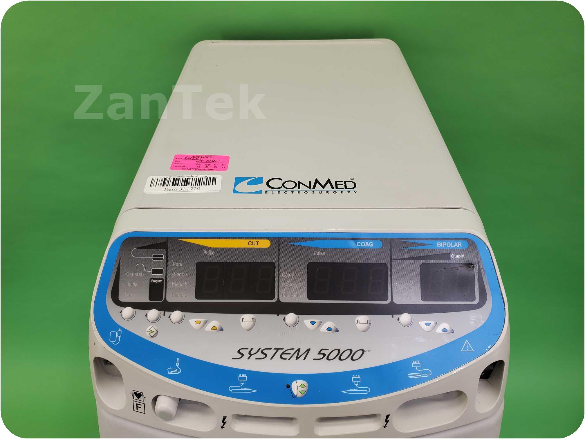 Zantek Medical - 331729-Conmed System 5000 Electrosurgical Unit