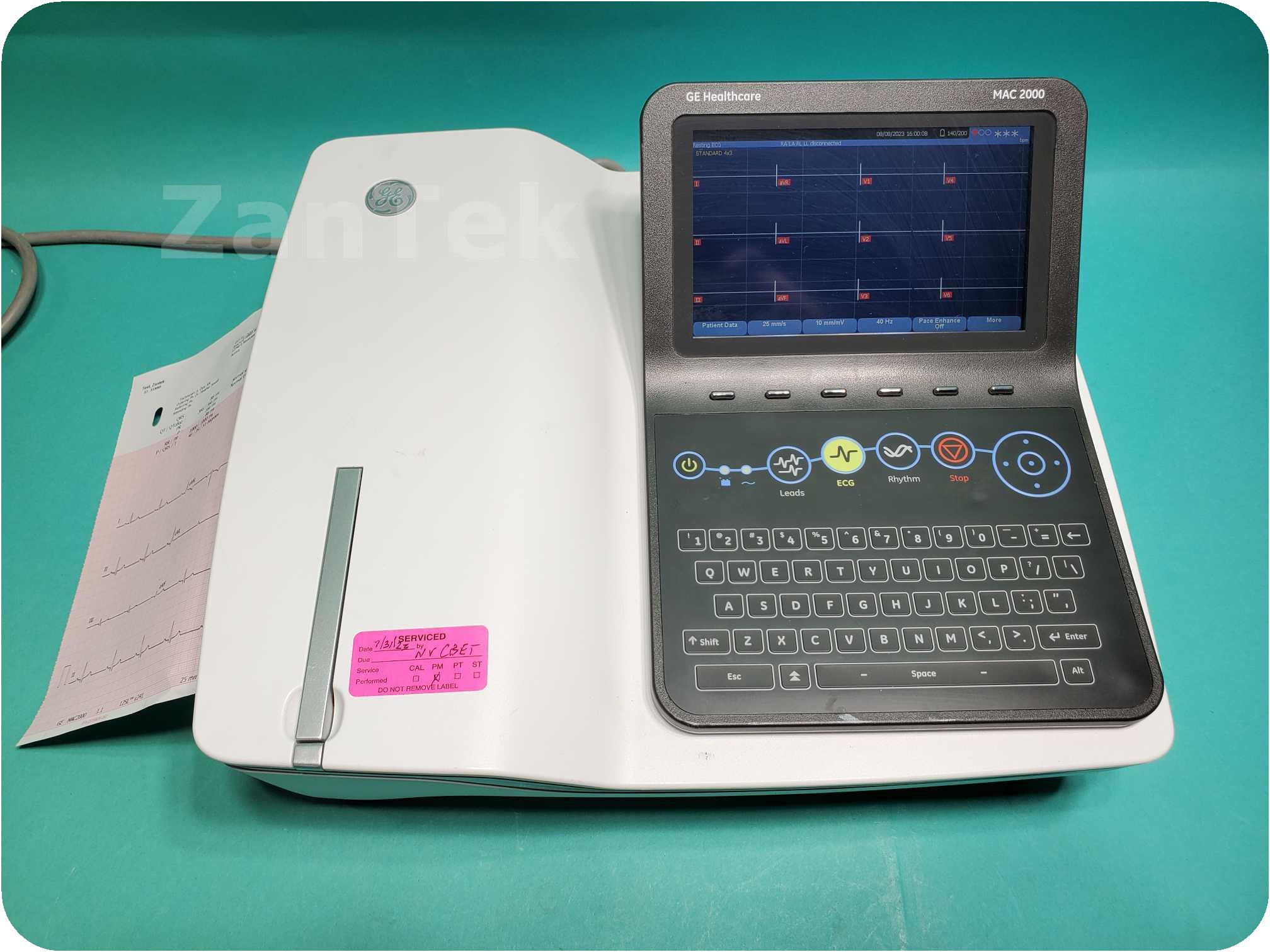 Zantek Medical - 333095-GE MAC 2000 12 Lead Resting EKG ECG System