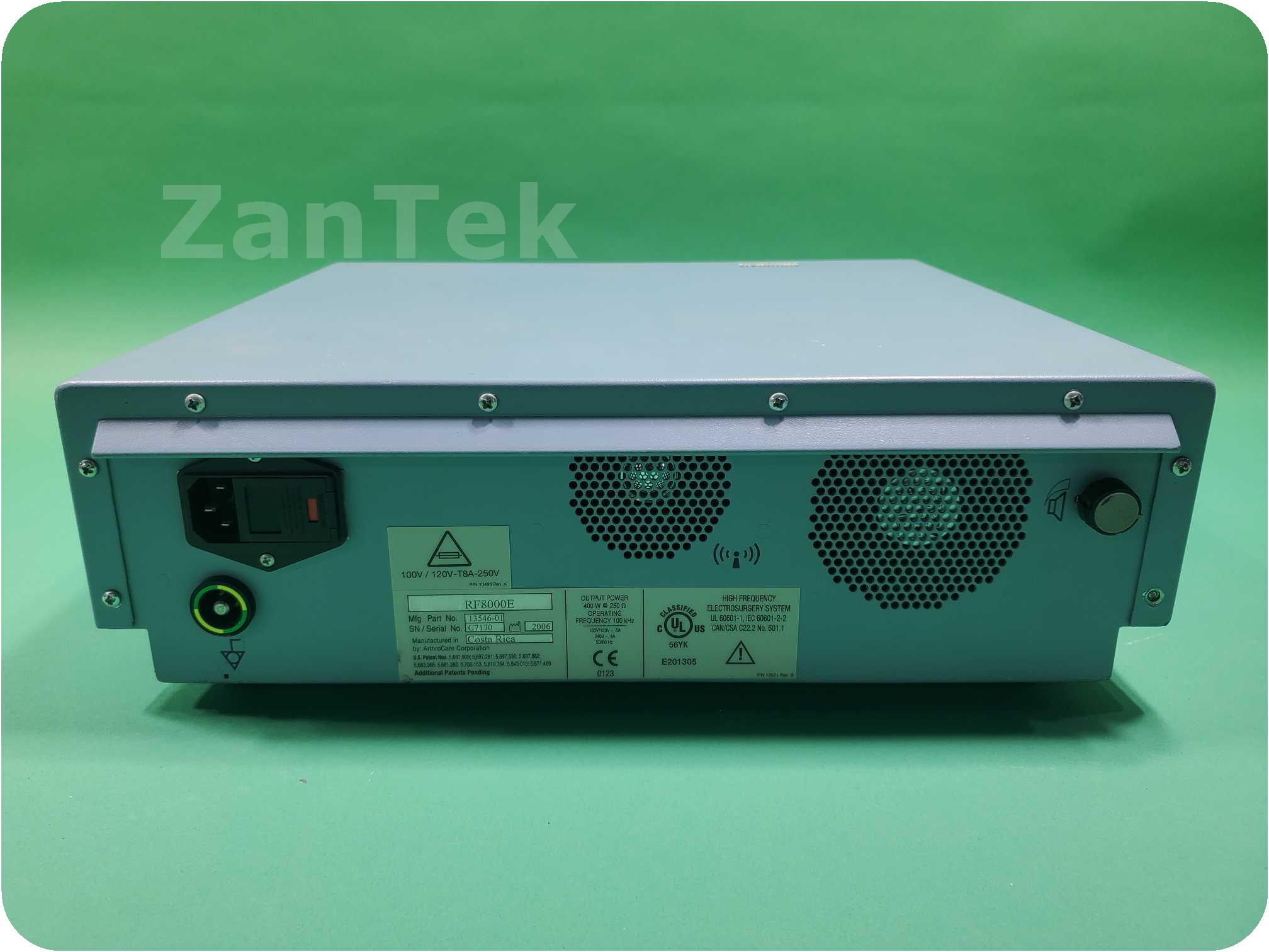 Zantek Medical - 333188-ArthroCare Coblator II RF8000E ESU Controller