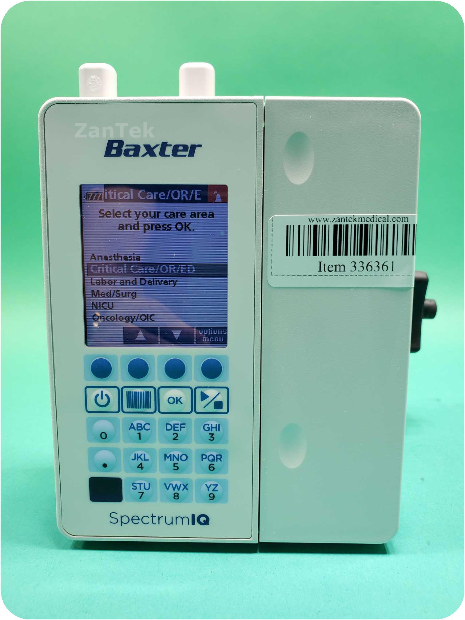 Zantek Medical - 336361-Baxter Sigma Spectrum IQ Infusion Pump
