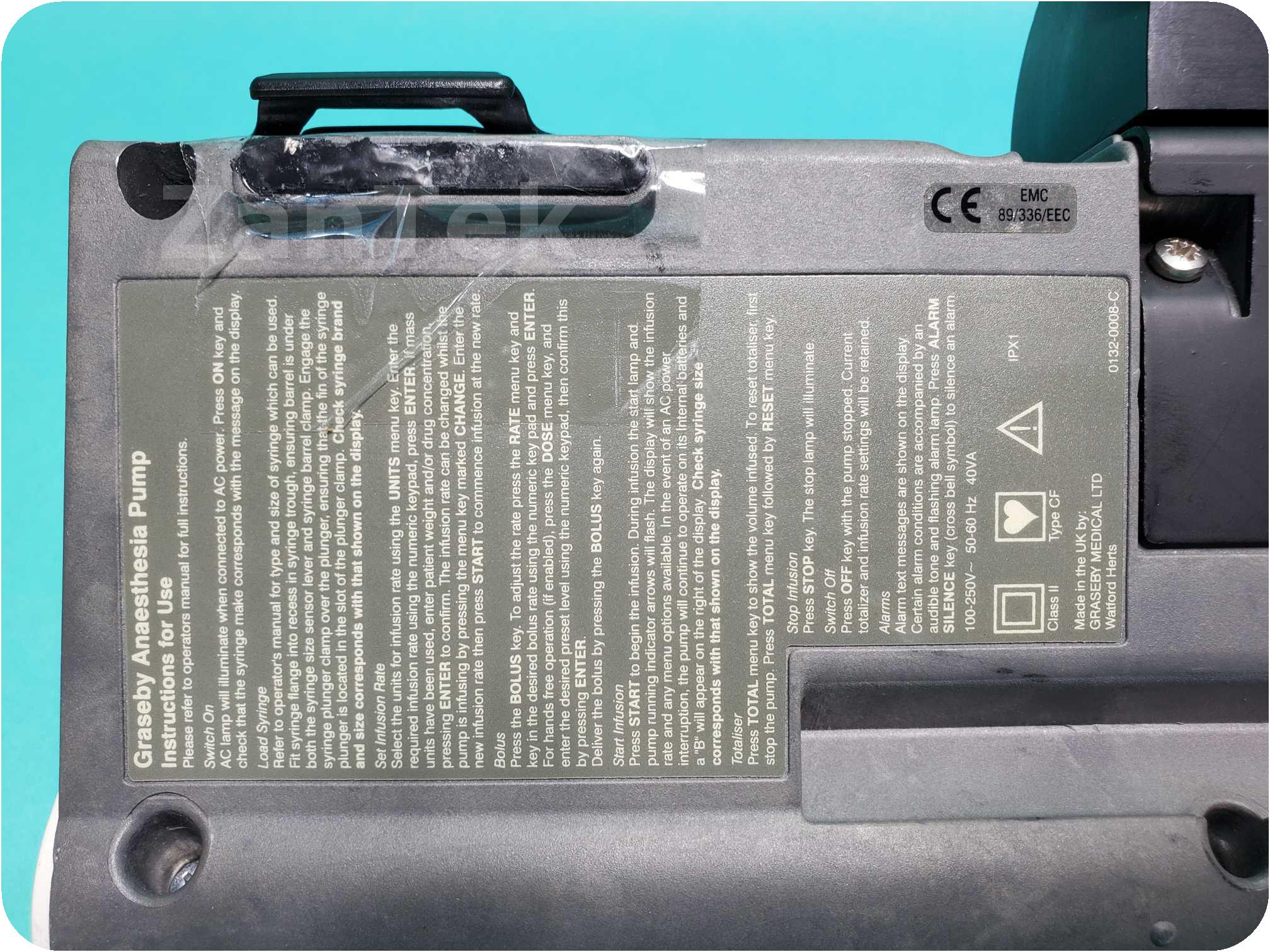 Zantek Medical - 336371-GRASEBY 3400 Infusion Syringe Pump