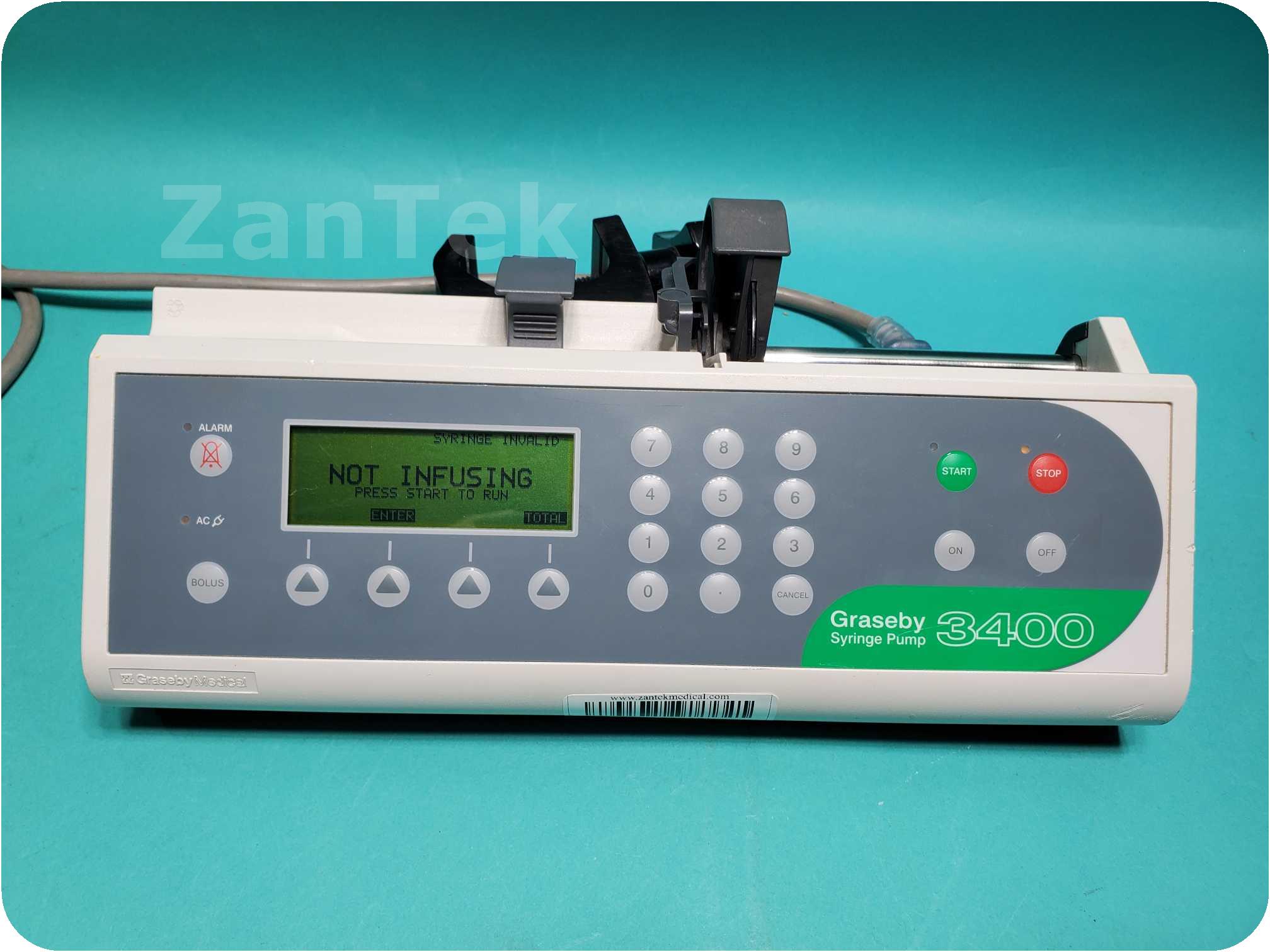 Zantek Medical - 336371-GRASEBY 3400 Infusion Syringe Pump
