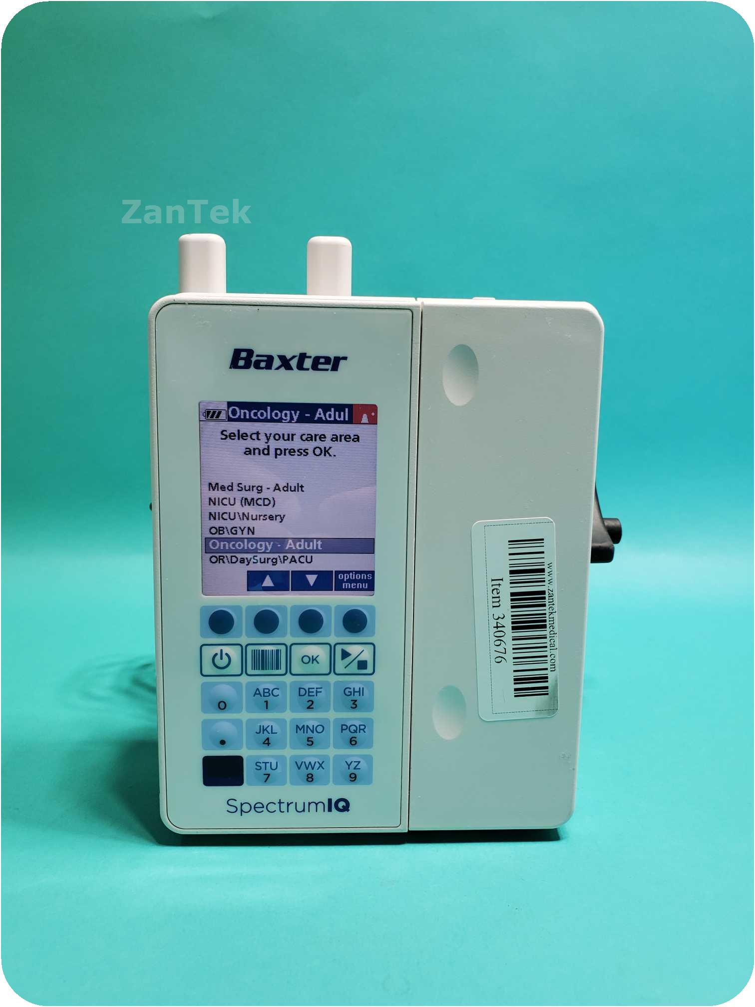 Zantek Medical - 340676-Baxter Sigma Spectrum IQ Infusion Pump