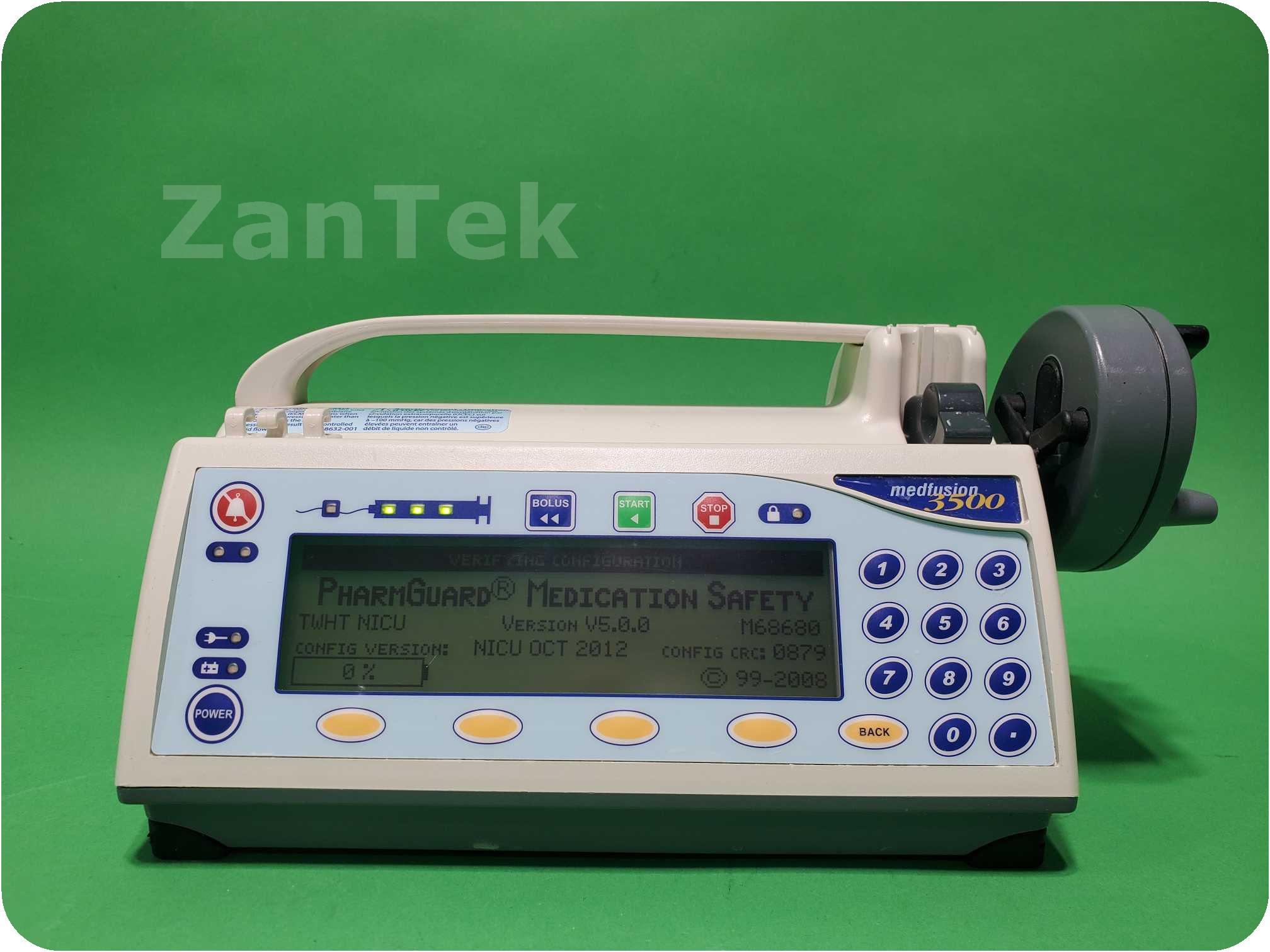 Zantek Medical - 343211-Smiths Medical Medfusion 3500 Syringe Infusion Pump