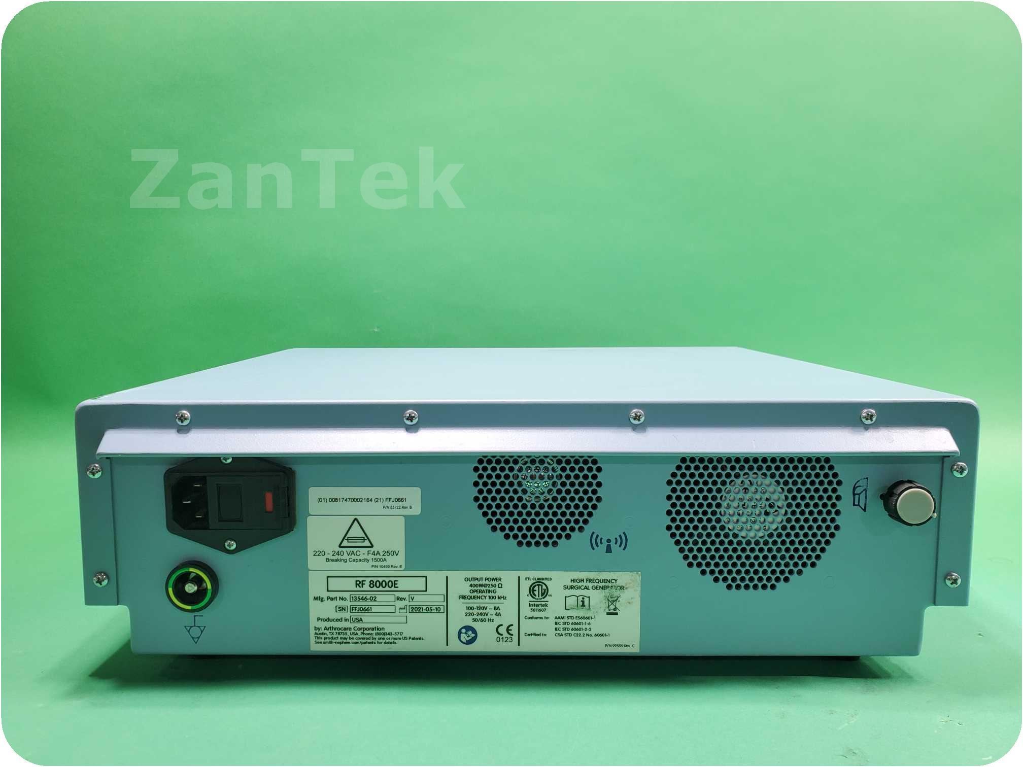 Zantek Medical - 345442-ArthroCare Coblator II RF8000E ESU Controller
