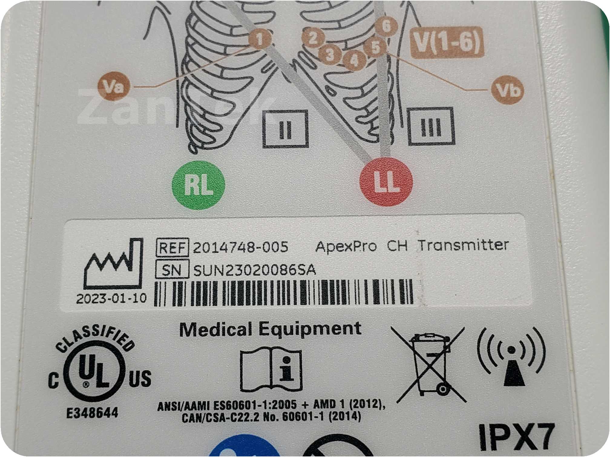 Zantek Medical - 348546-GE ApexPro CH Telemetry Transmitter
