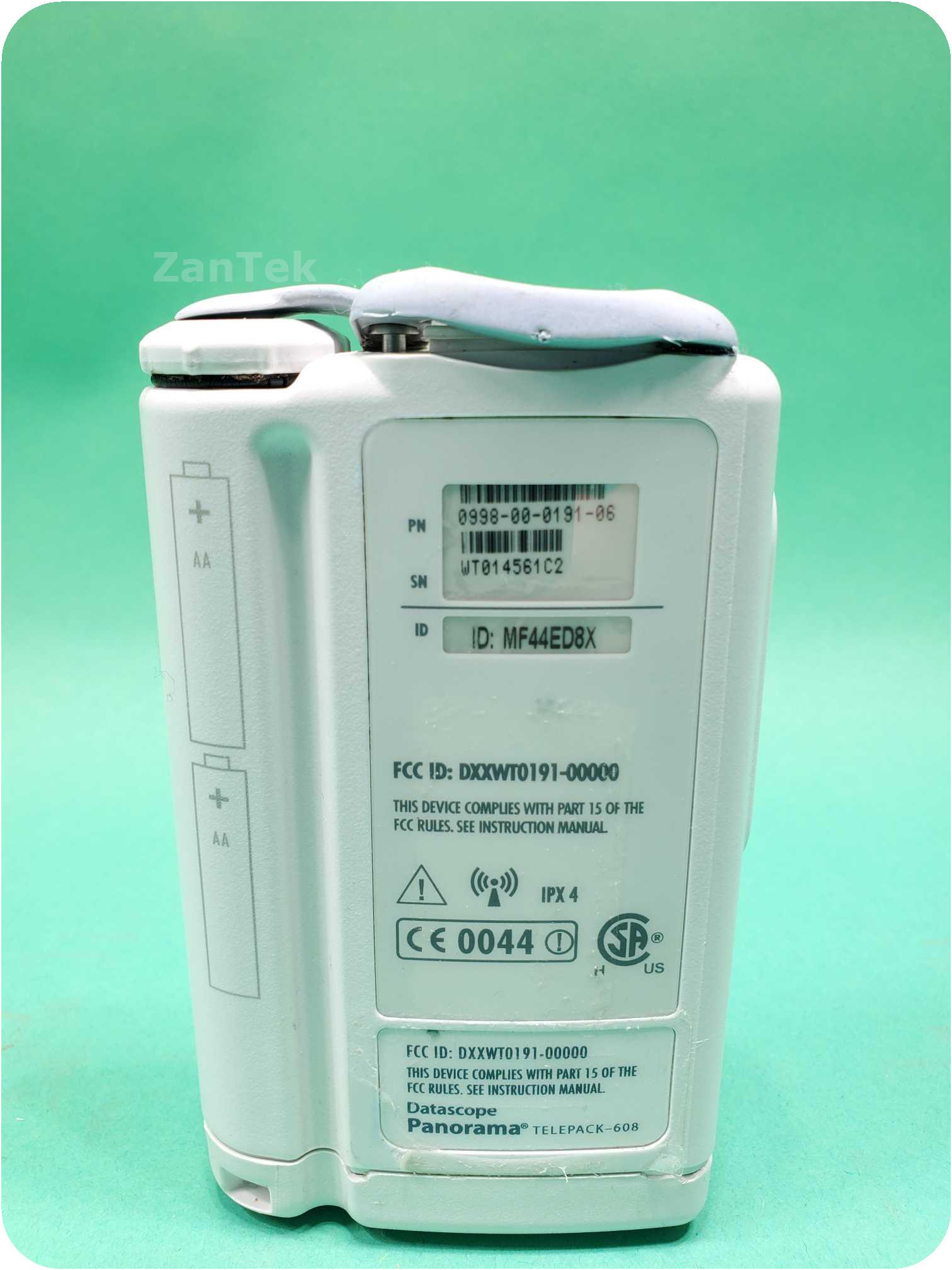 Zantek Medical - 348616-Mindray Panorama Telepack-608 Telemetry Transmitter