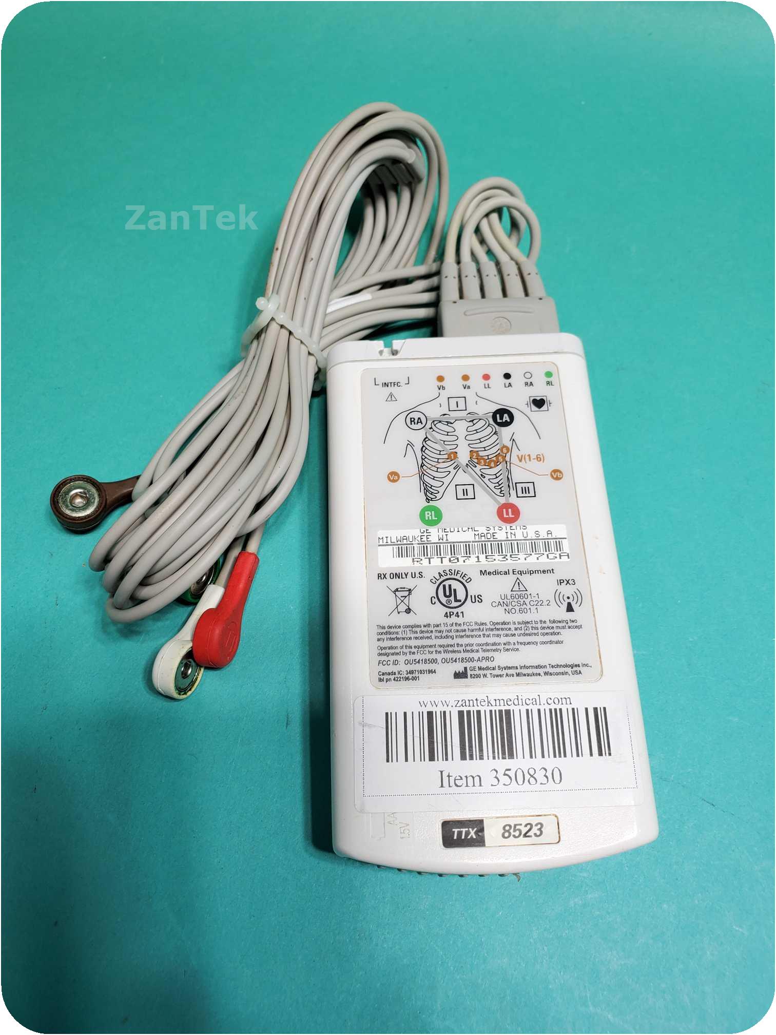 Zantek Medical - 350830-GE ApexPro Telemetry Transmitter