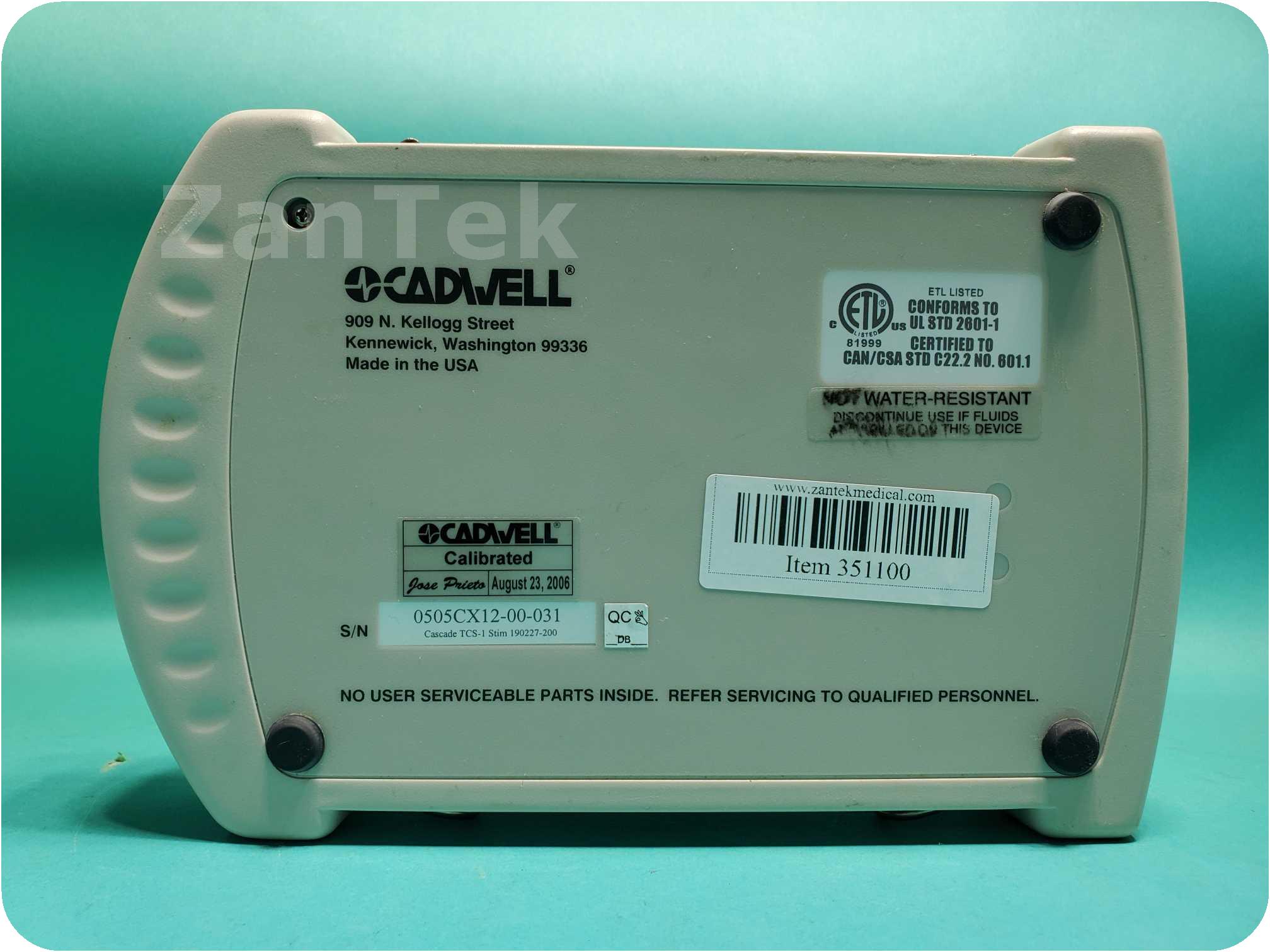 Zantek Medical - 351100-CADWELL TCS-1 Stimulator