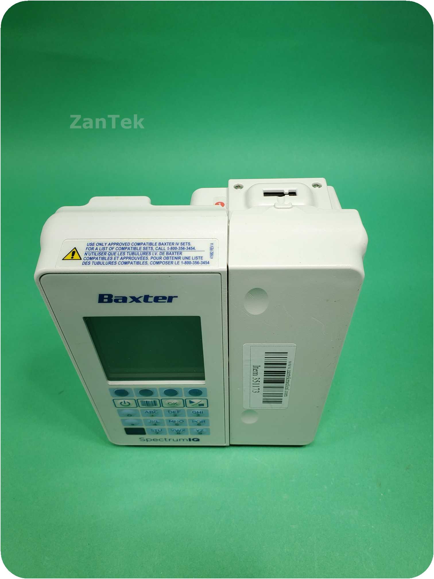 Zantek Medical - 351173-Baxter Sigma Spectrum IQ Infusion Pump