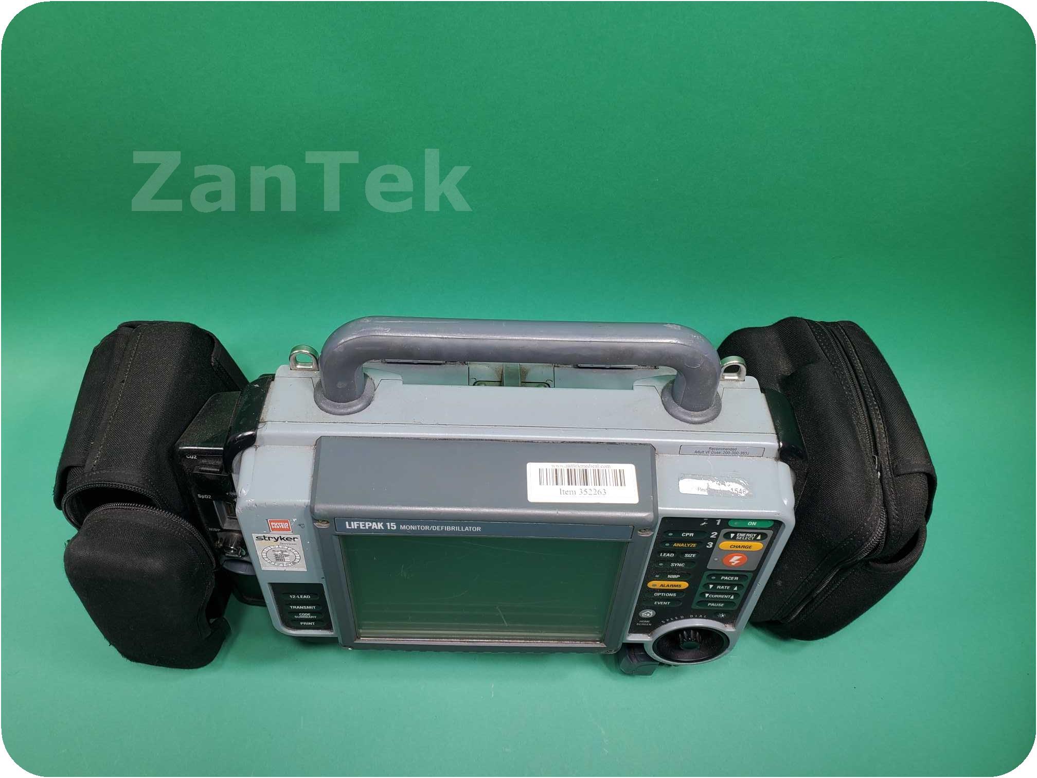 Zantek Medical - 352263-Stryker Physio-Control LifePak 15 Defibrillator