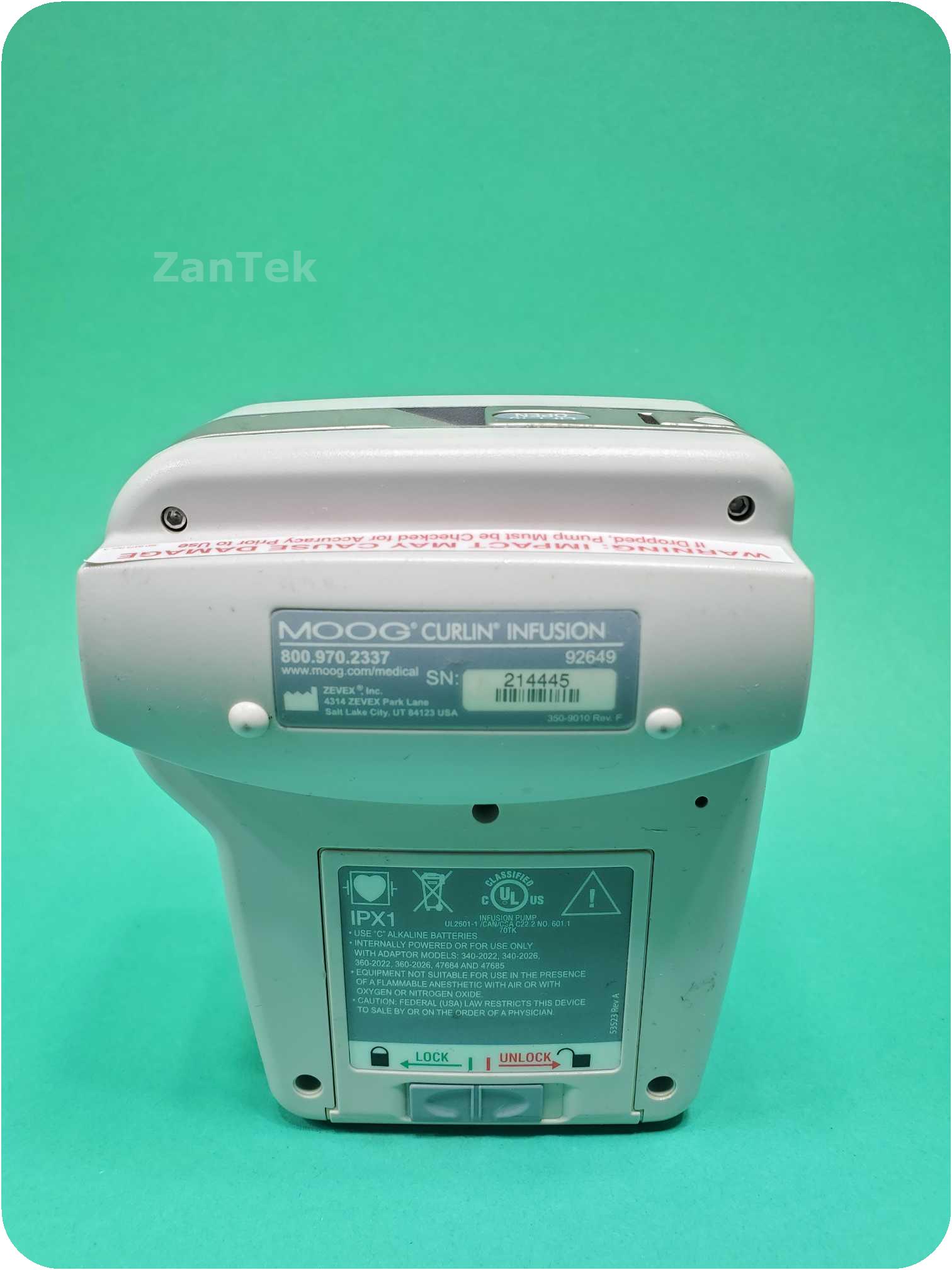 Zantek Medical - 355677-Moog Curlin Medical 6000 CMS Infusion Pump