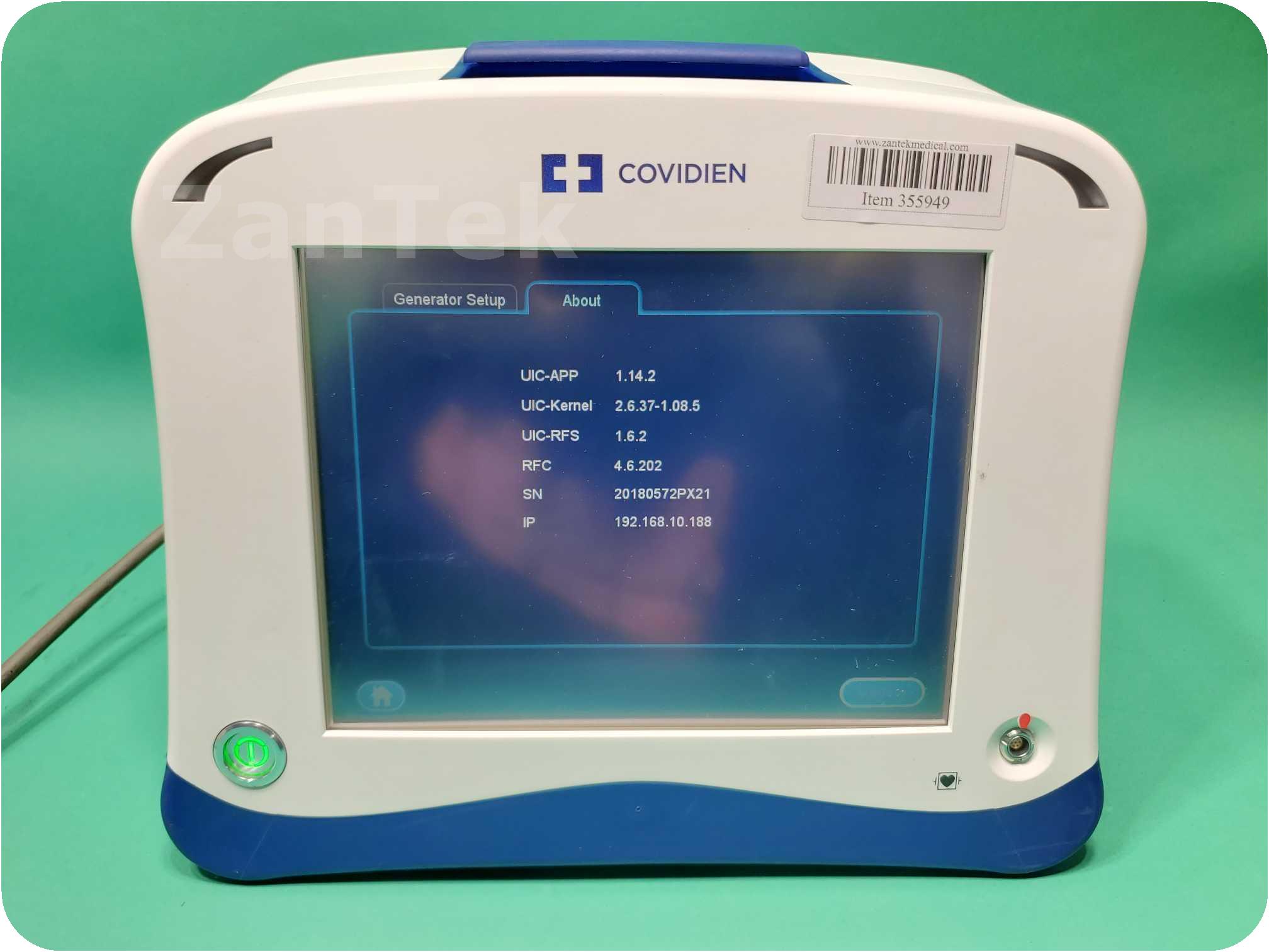 Zantek Medical - 355949- Covidien RFG3 ClosureRFG Electrosurgical ...