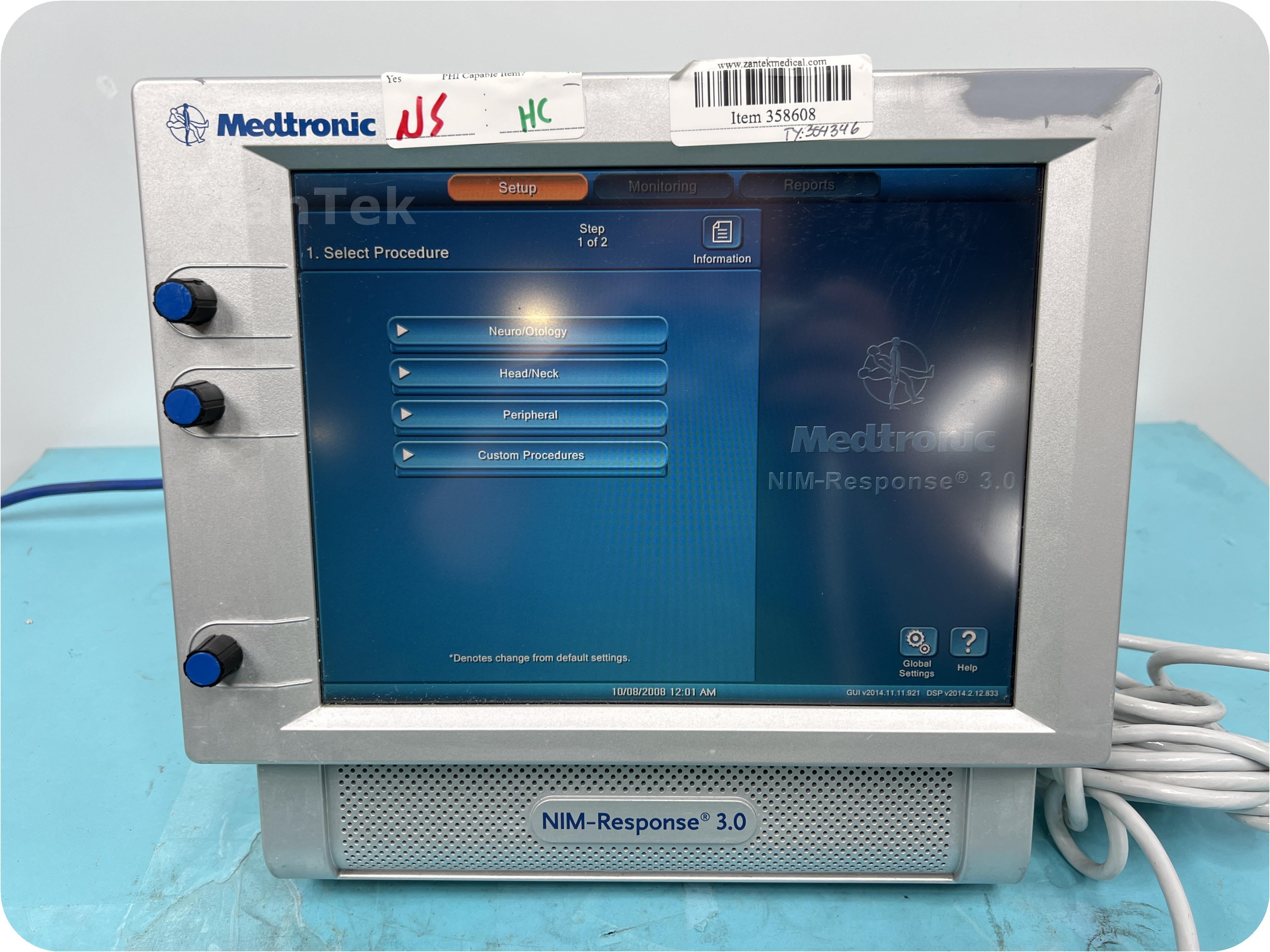 Zantek Medical - 358608-Medtronic NIM Response 3.0 Monitor